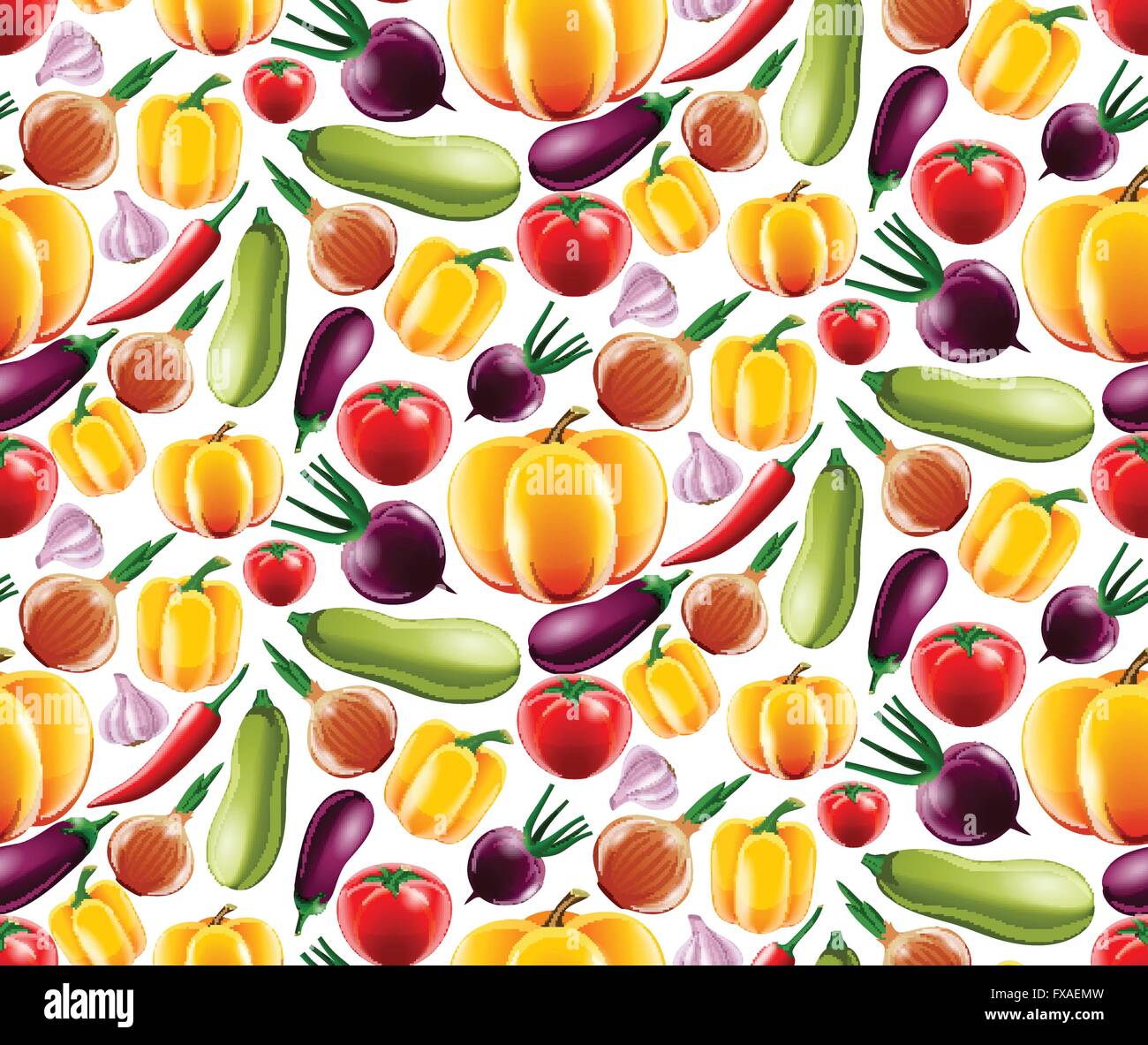 Vegetables seamless pattern Stock Vector Image & Art - Alamy