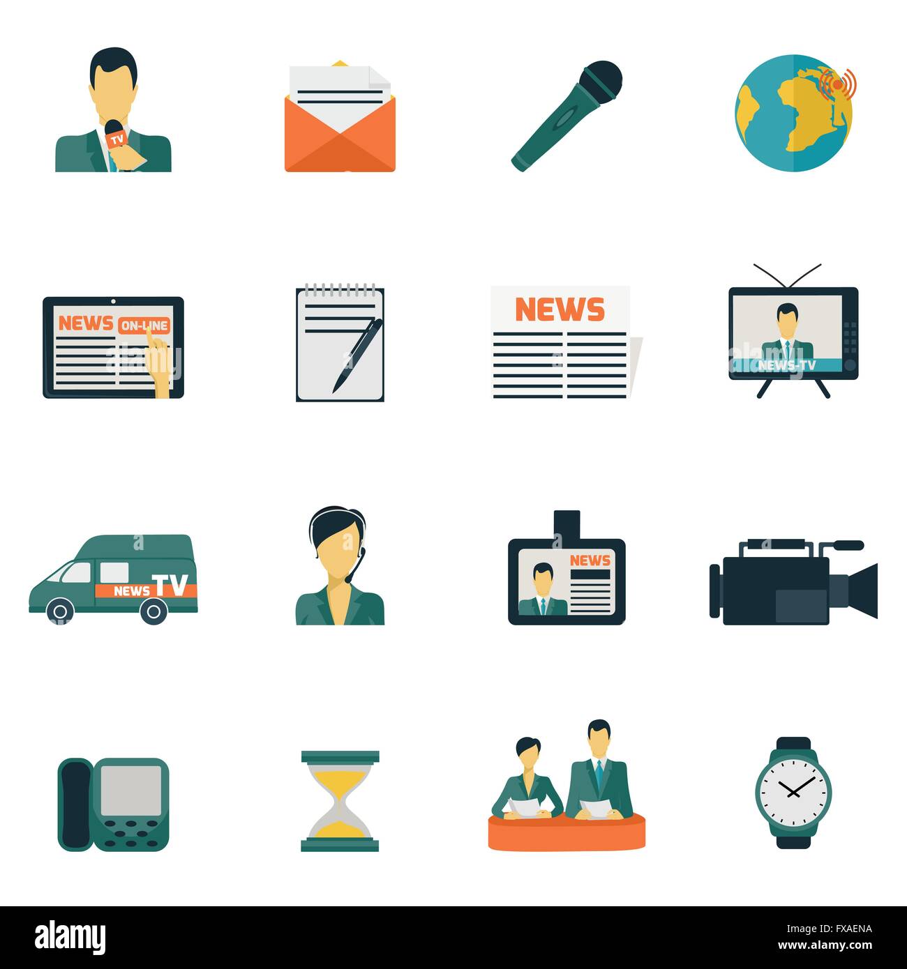 News site list Stock Vector Images - Alamy