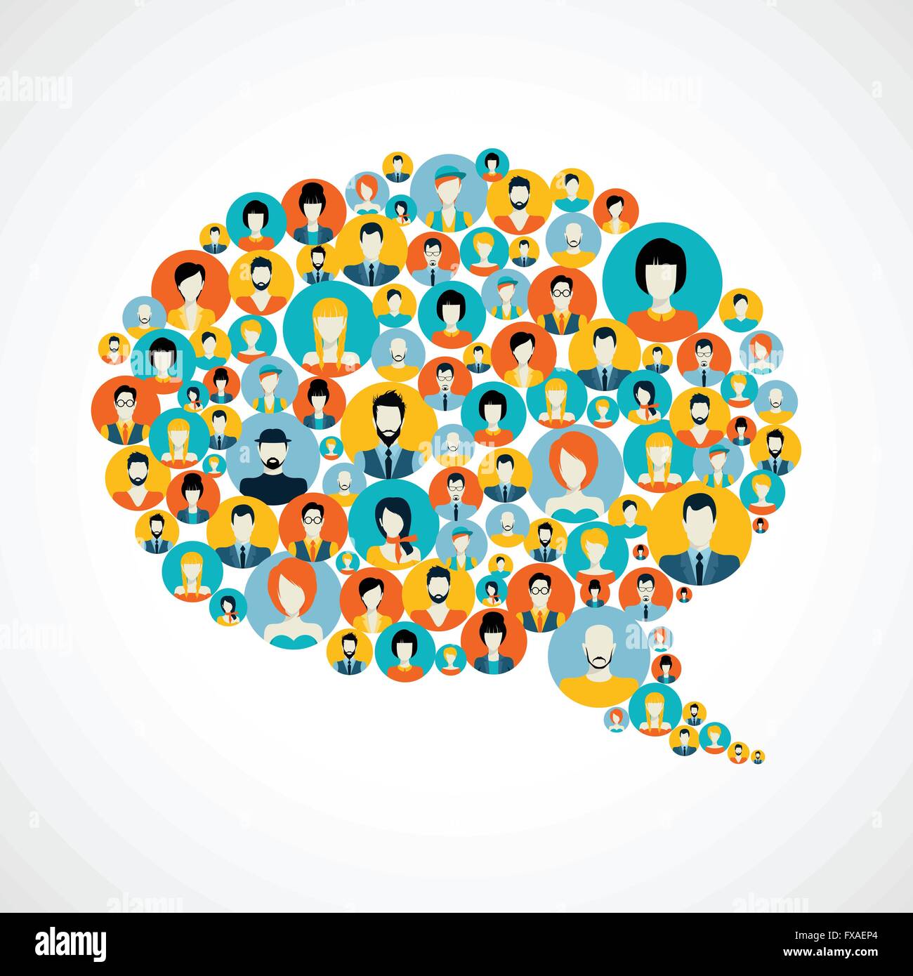 Cartoon cloud character speech hi-res stock photography and images - Alamy