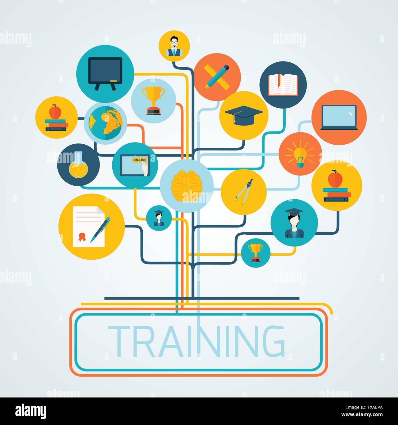 Education tree concept Stock Vector Image & Art - Alamy