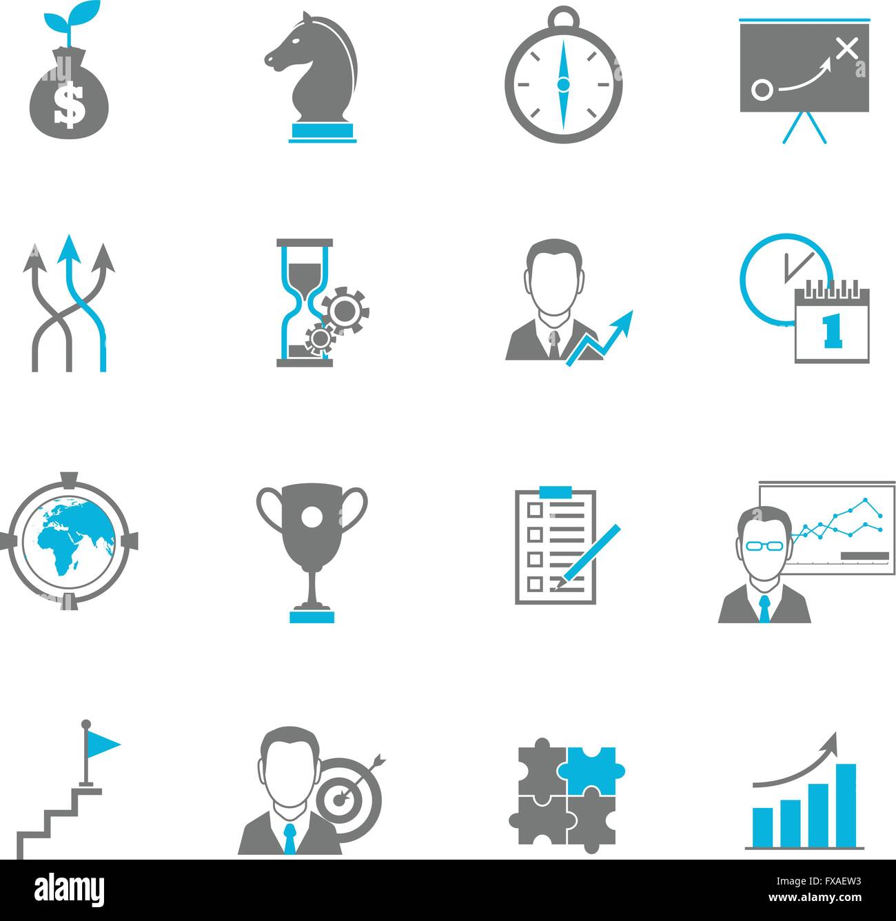 Business Strategy Planning Icons Stock Vector Image & Art - Alamy