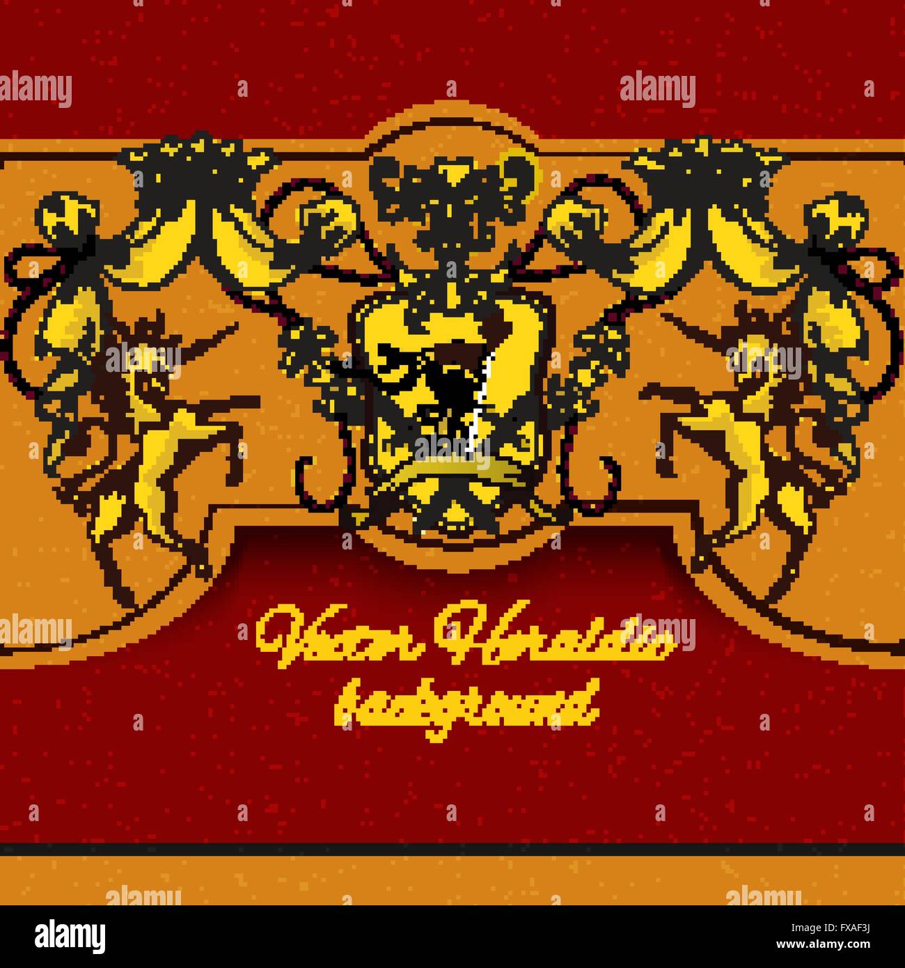 Heraldic colored background Stock Vector Image & Art - Alamy