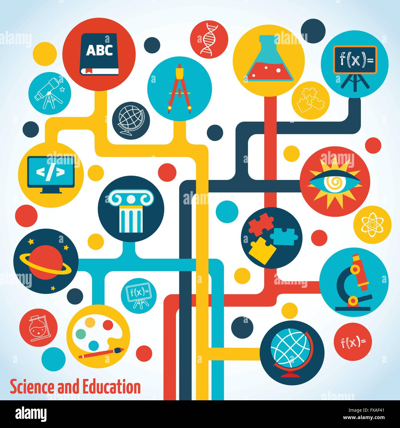Science tree infographics Stock Vector Image & Art - Alamy