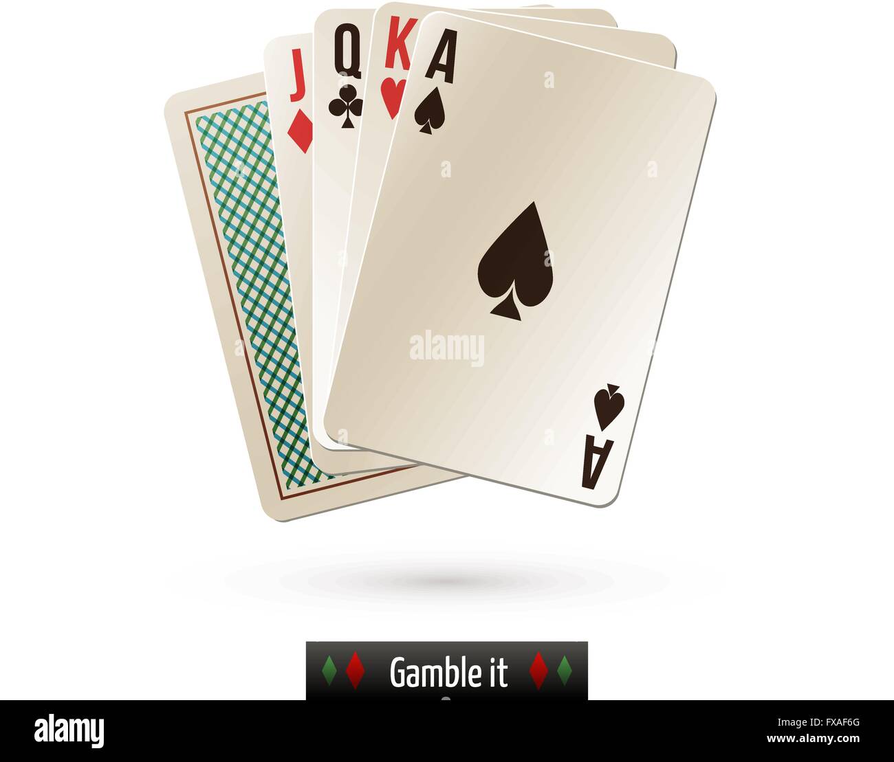 Four hearts card icon Stock Vector Images - Alamy