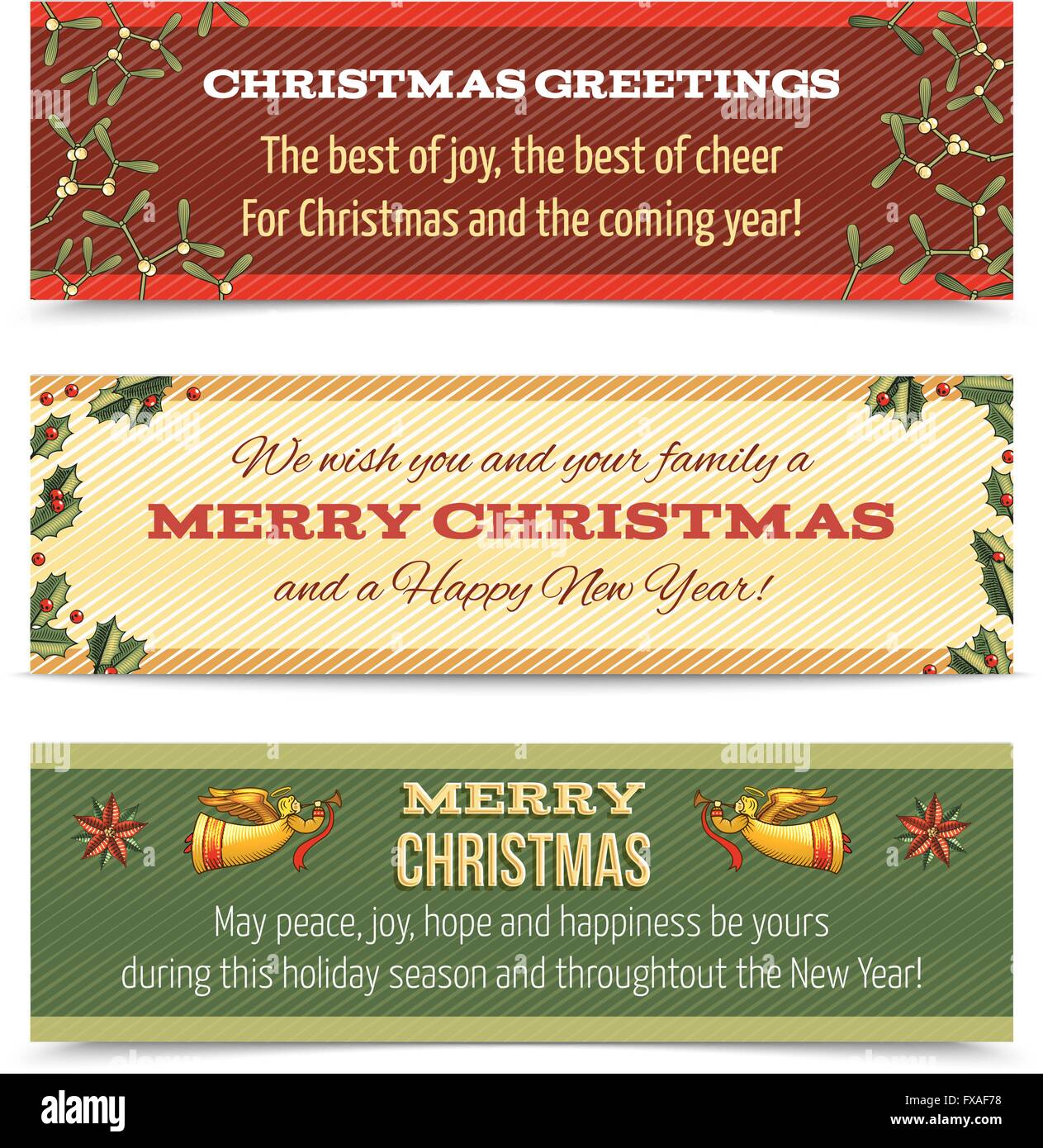 Christmas banner horizontal Stock Vector Image & Art - Alamy