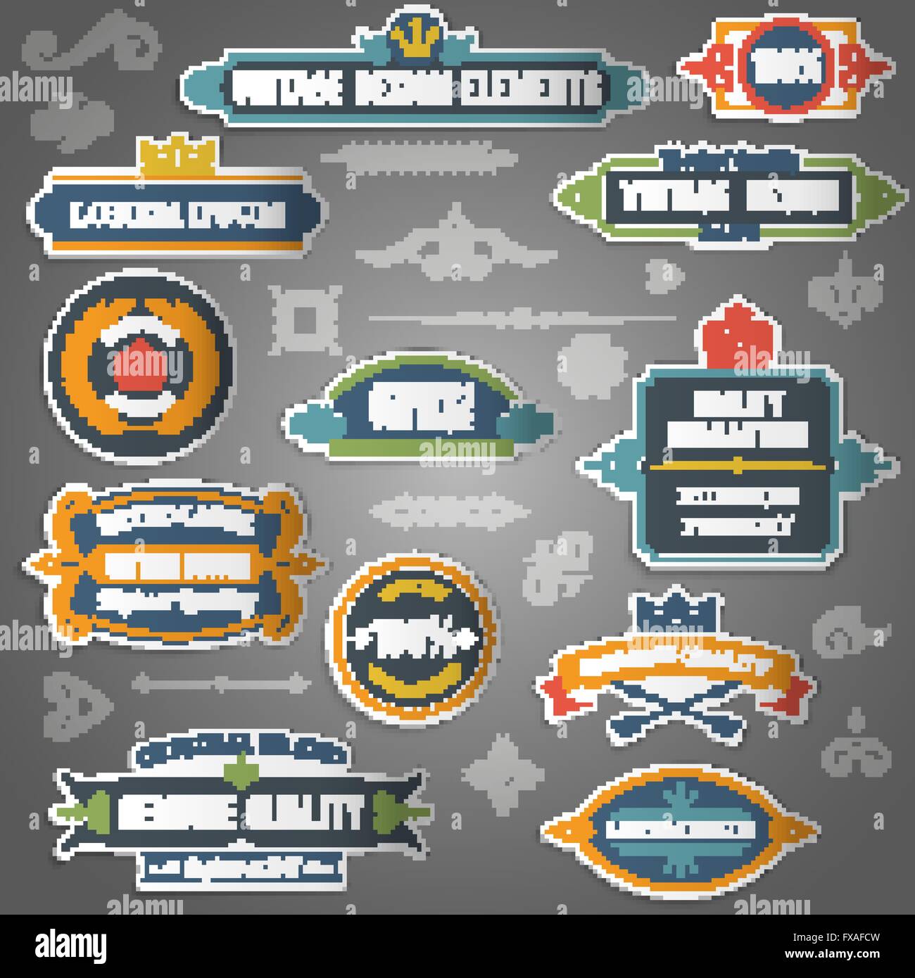 Stickers album Stock Vector Images - Alamy