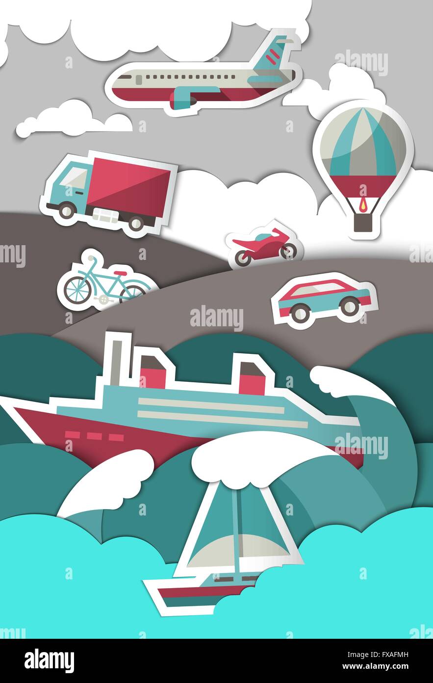 Transport paper background Stock Vector Image & Art - Alamy