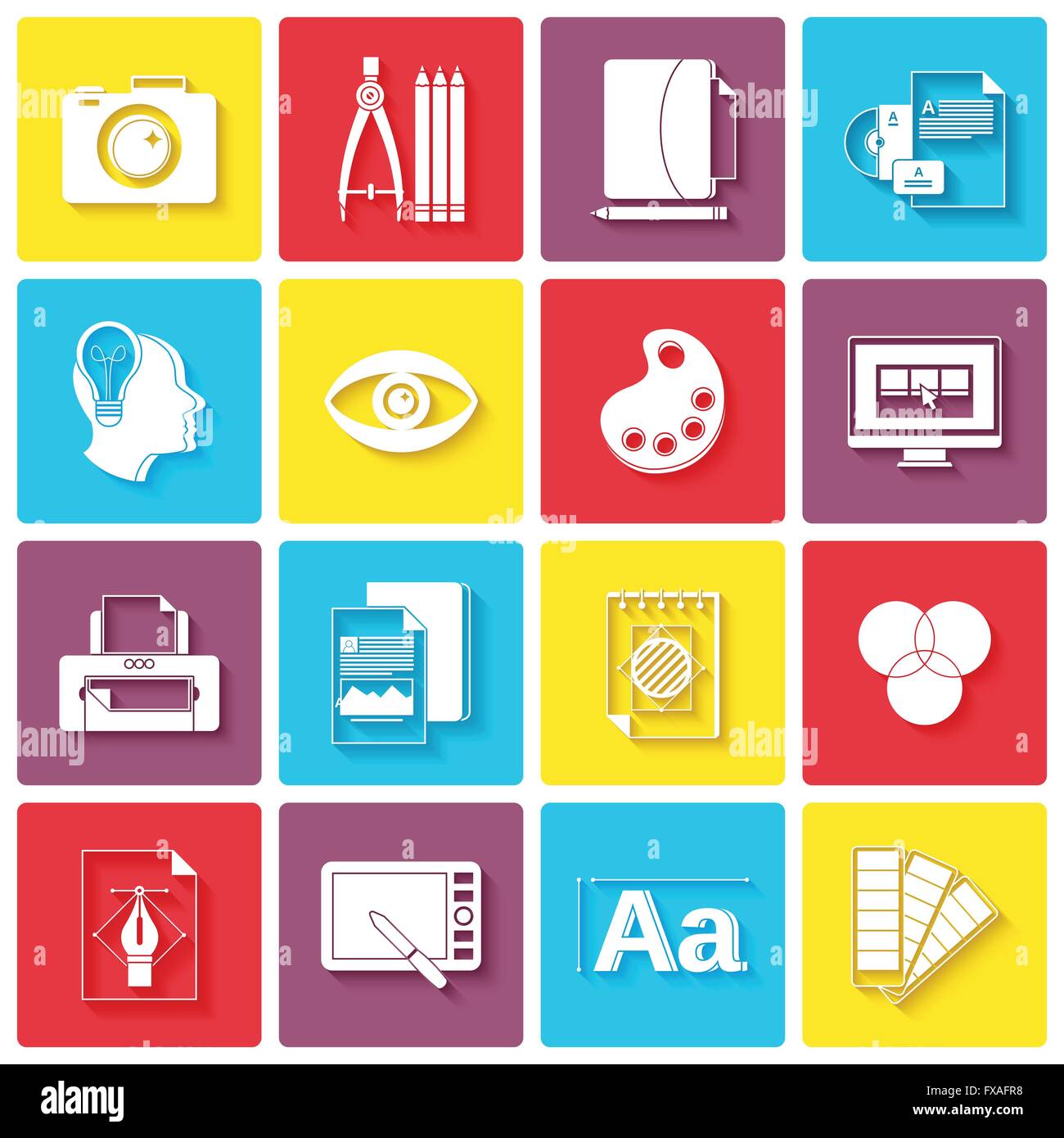 Graphic design icons Stock Vector Image & Art - Alamy