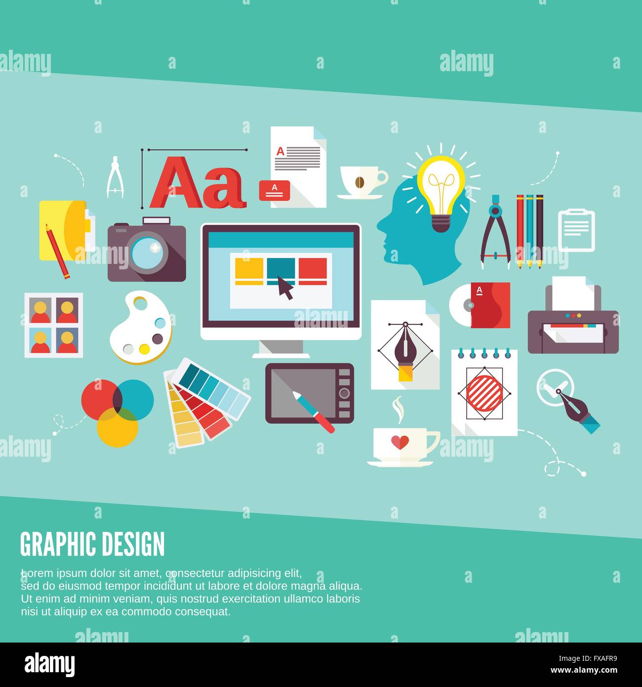 Portfolio of drawings Stock Vector Images - Alamy