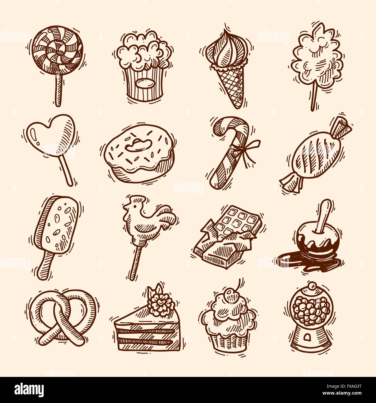 Sugar cane set sketch Stock Vector Images - Alamy