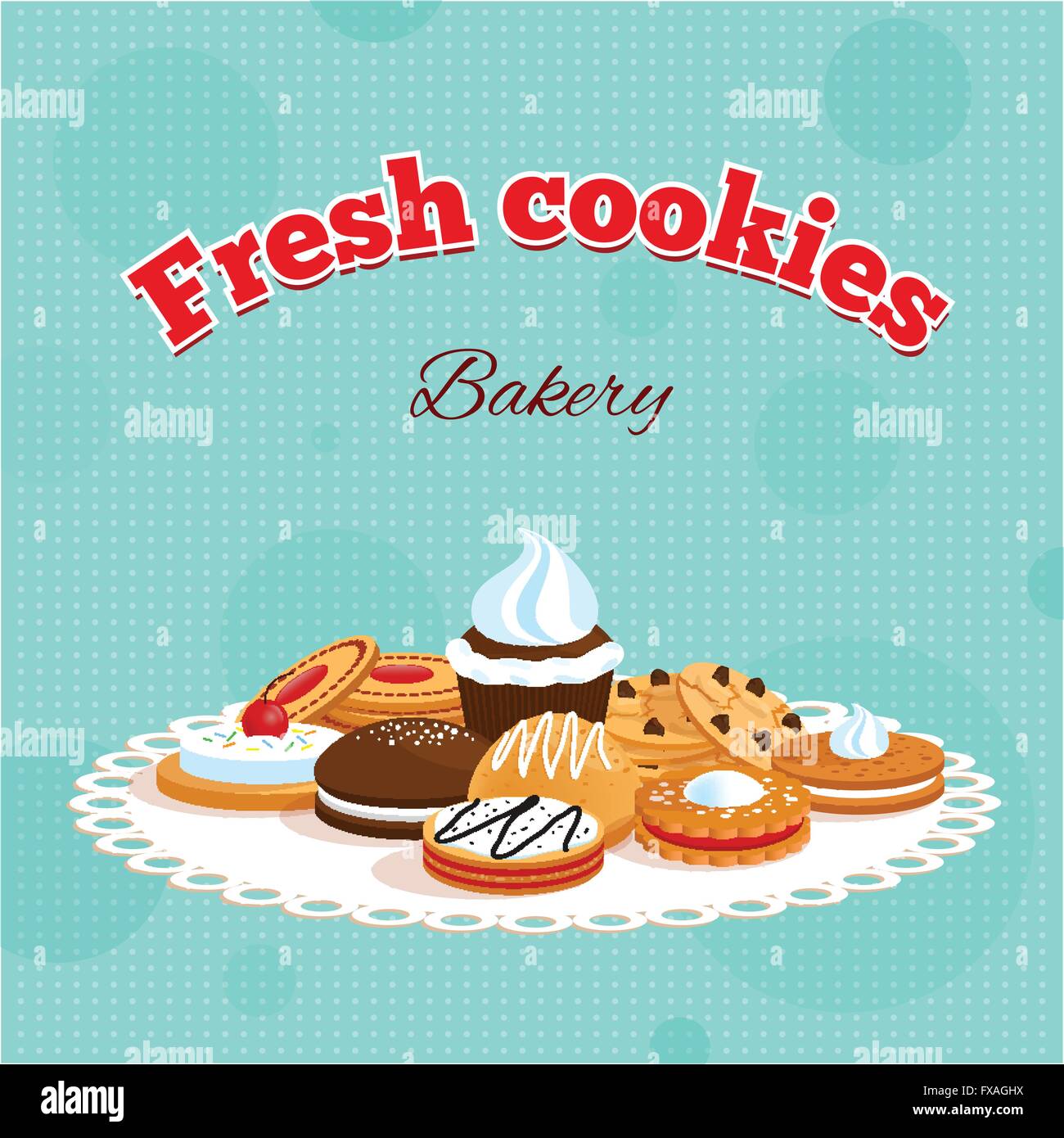Bakery retro poster Stock Vector Image & Art - Alamy