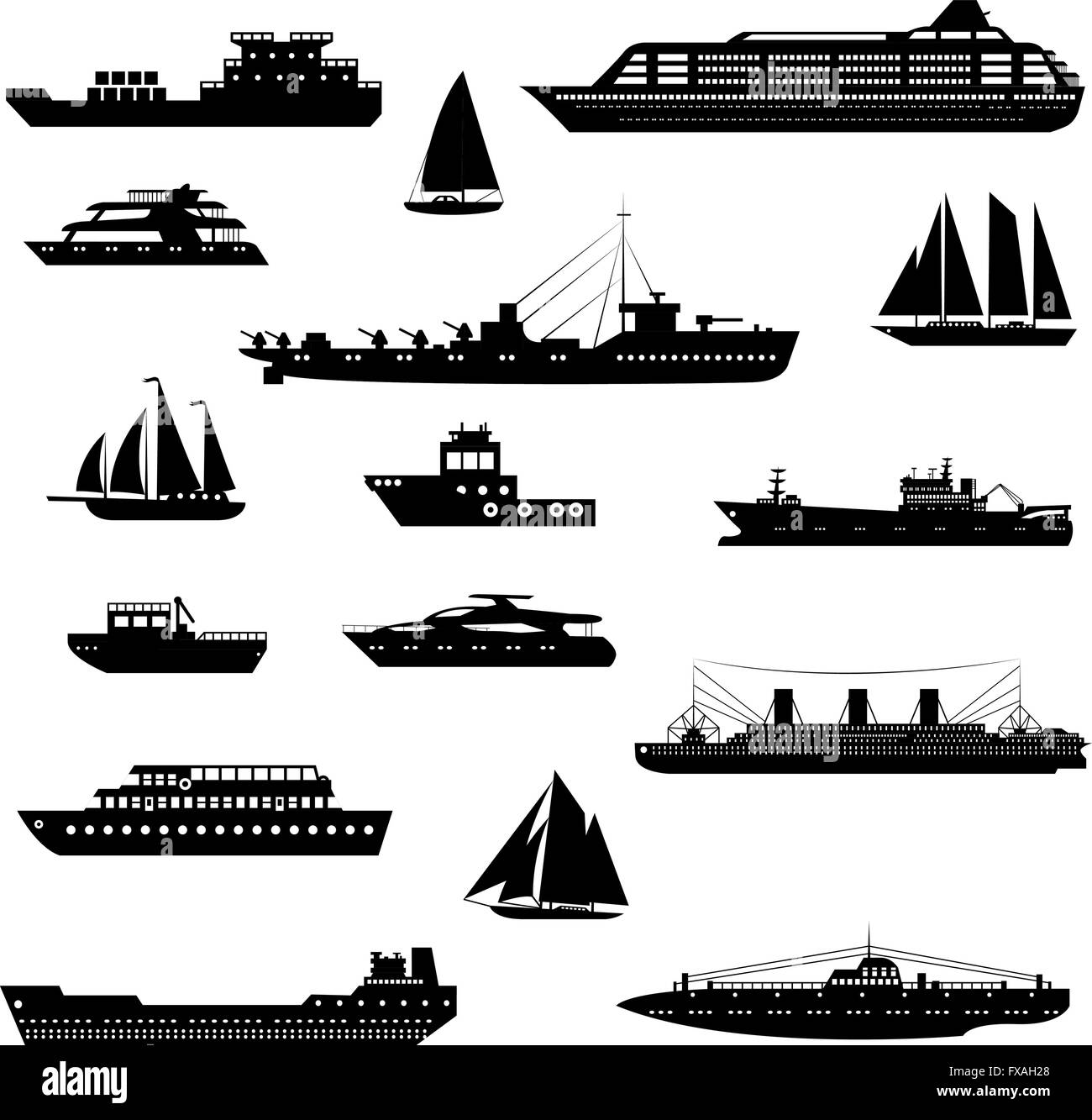 Commercial fishing boats Stock Vector Images - Alamy