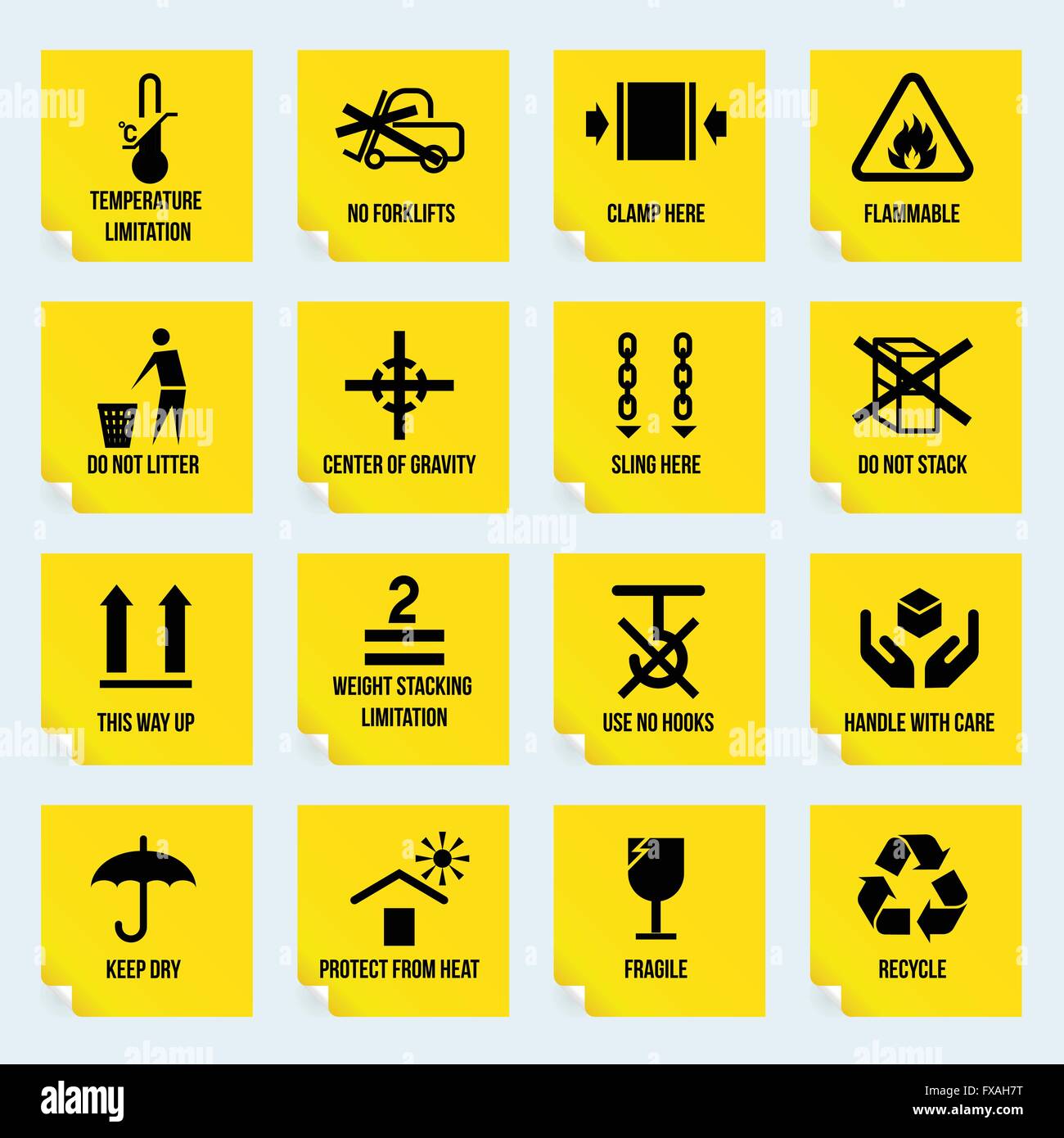 Handling symbols Stock Vector Images - Alamy