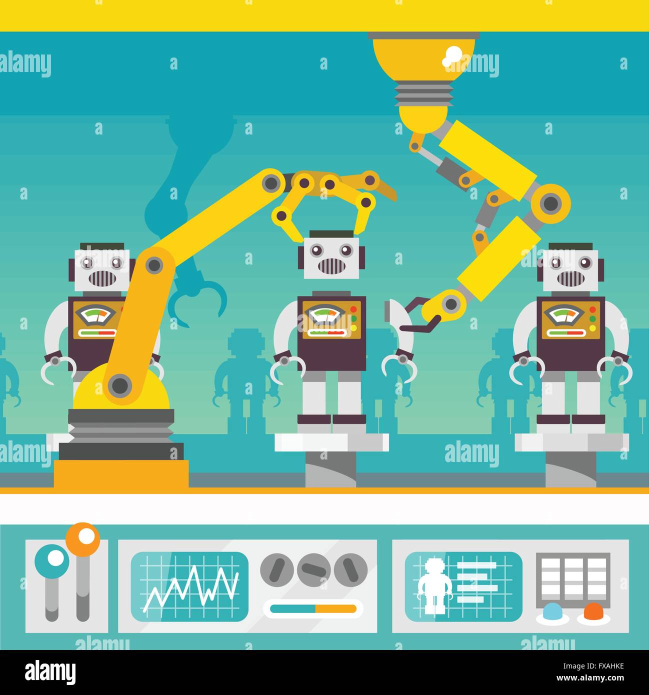 Robotic rescue device Stock Vector Images - Alamy
