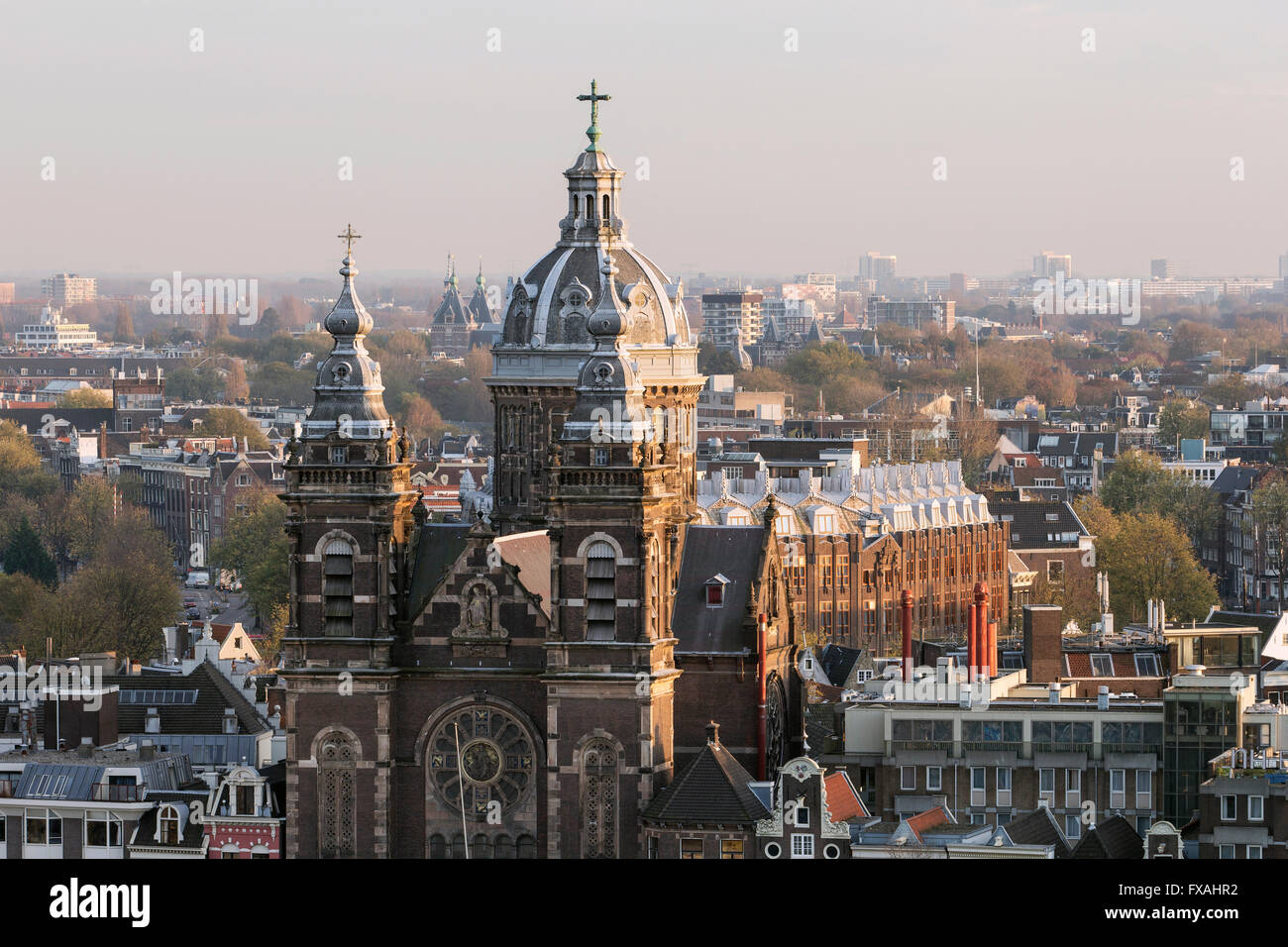 Basilica of St. Nicholas, Amsterdam, Holland, The Netherlands Stock ...