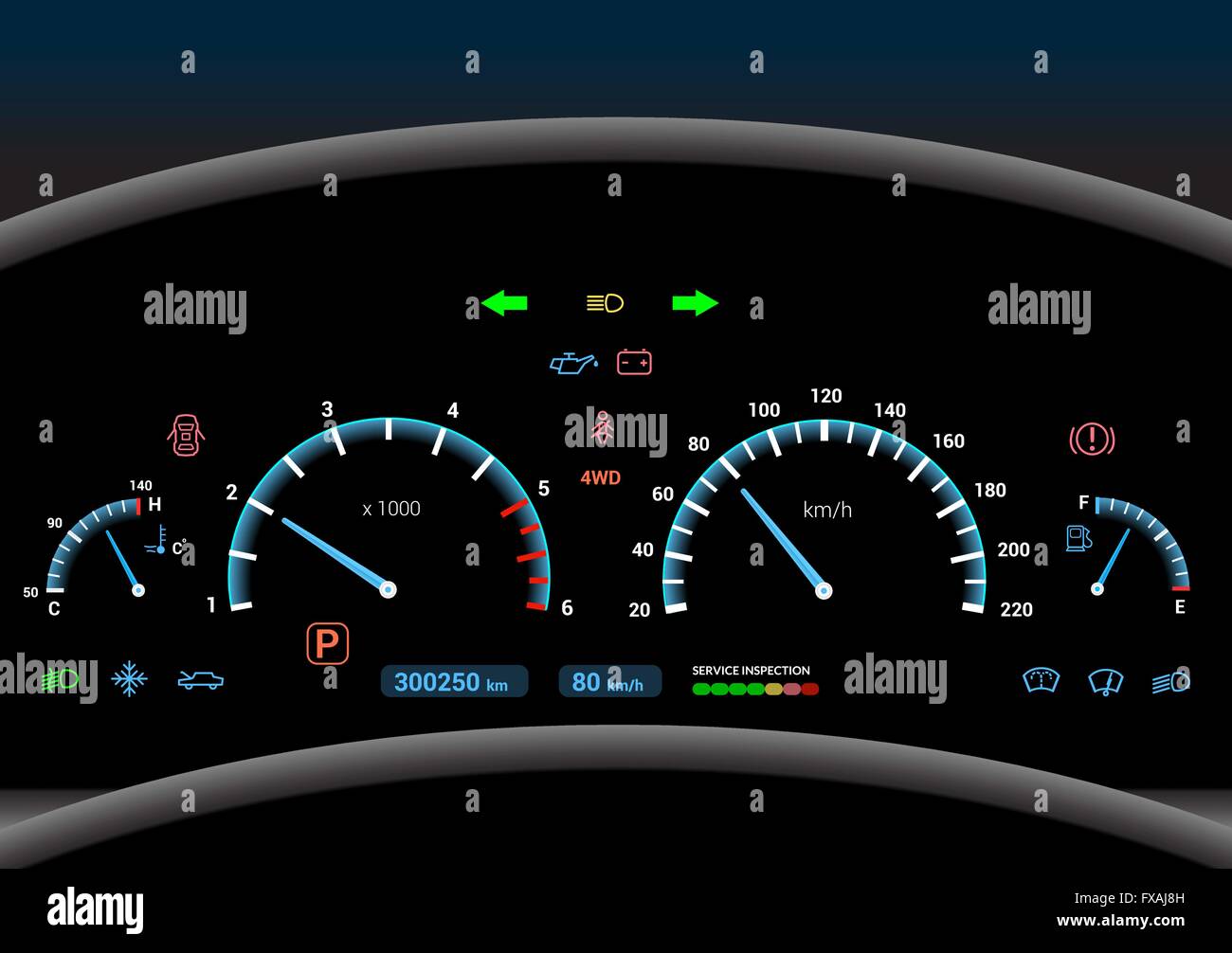 Car dashboard background Stock Vector Image & Art - Alamy