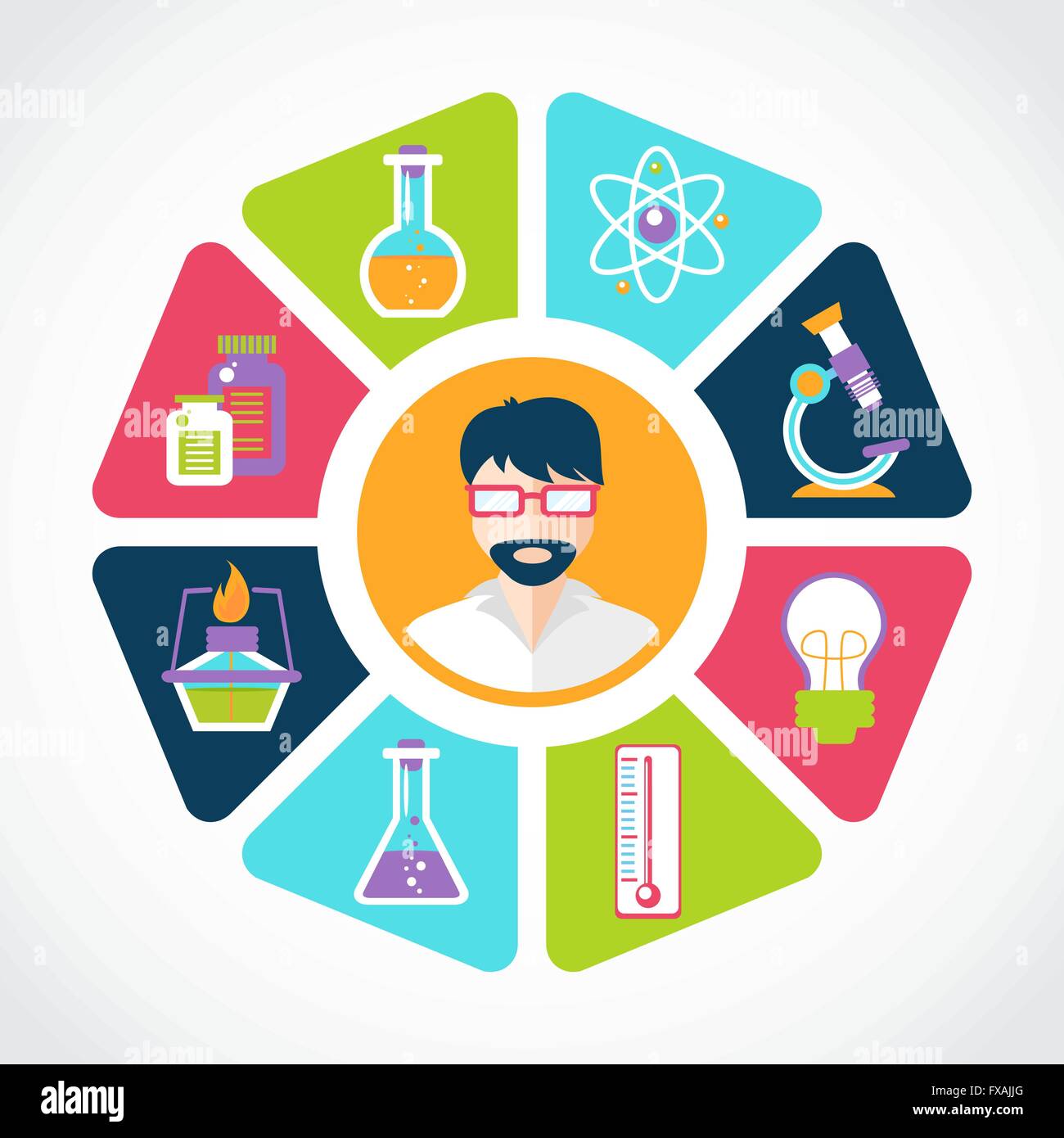Chemistry concept illustration Stock Vector Image & Art - Alamy