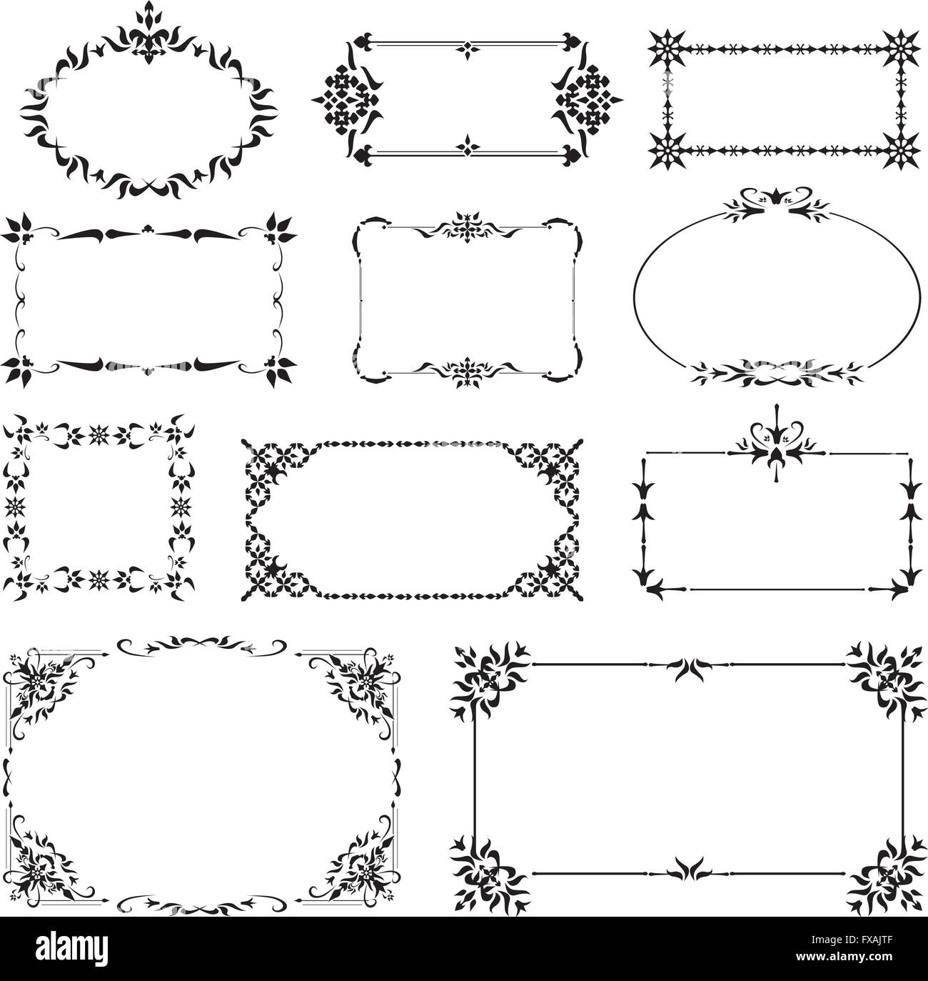 Ornamental title page Stock Vector Images - Alamy