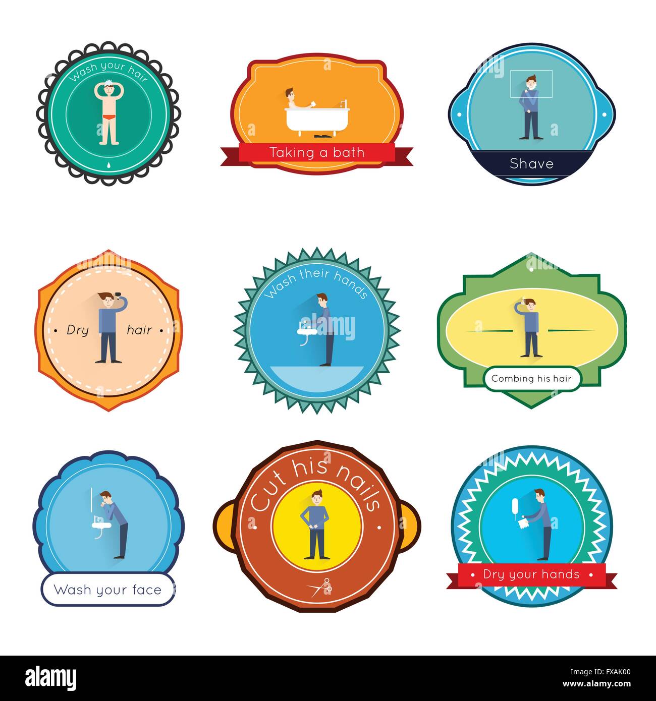 Hygiene label Cut Out Stock Images & Pictures - Alamy