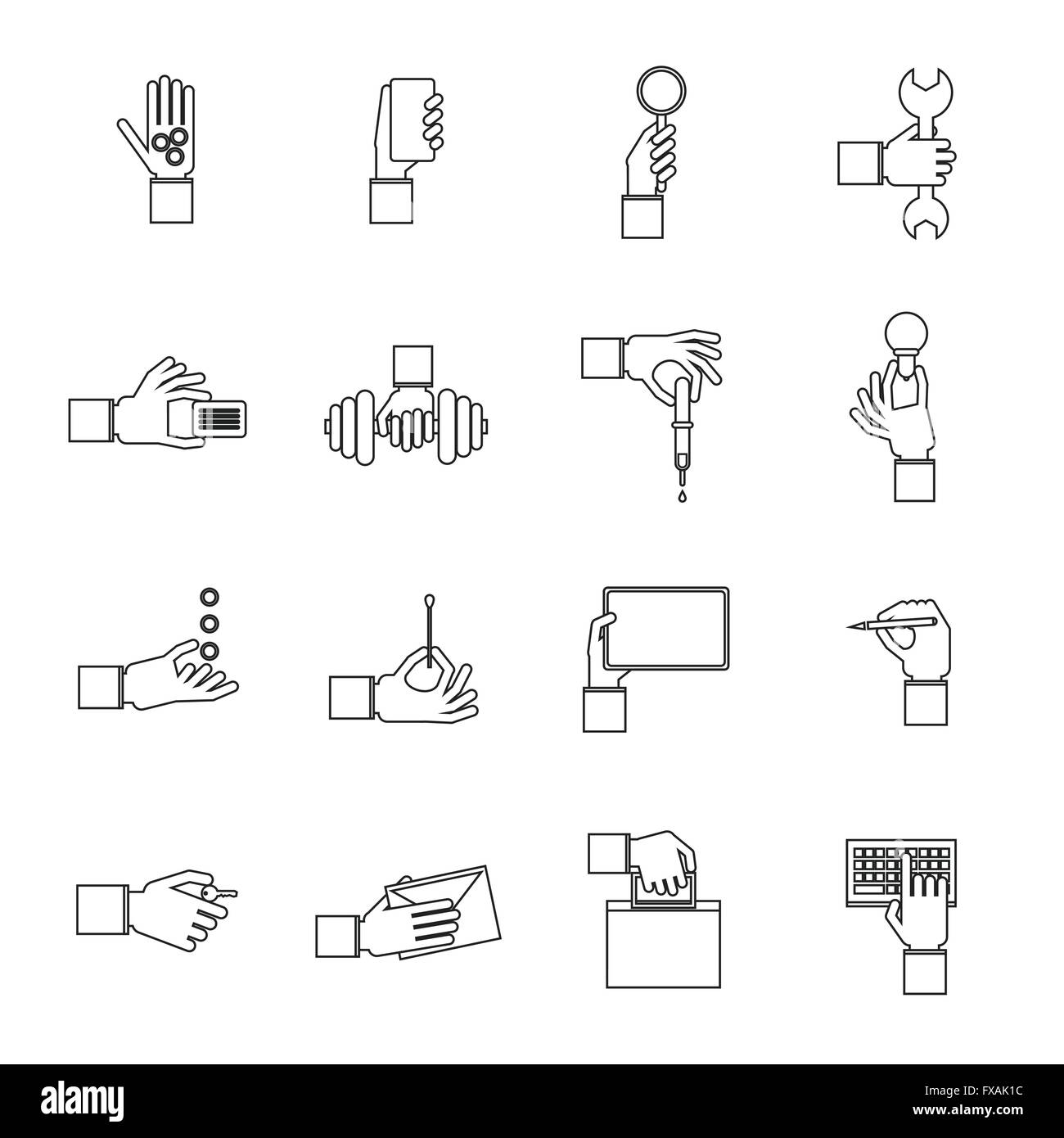 Hand holding mobile money Black and White Stock Photos & Images - Alamy