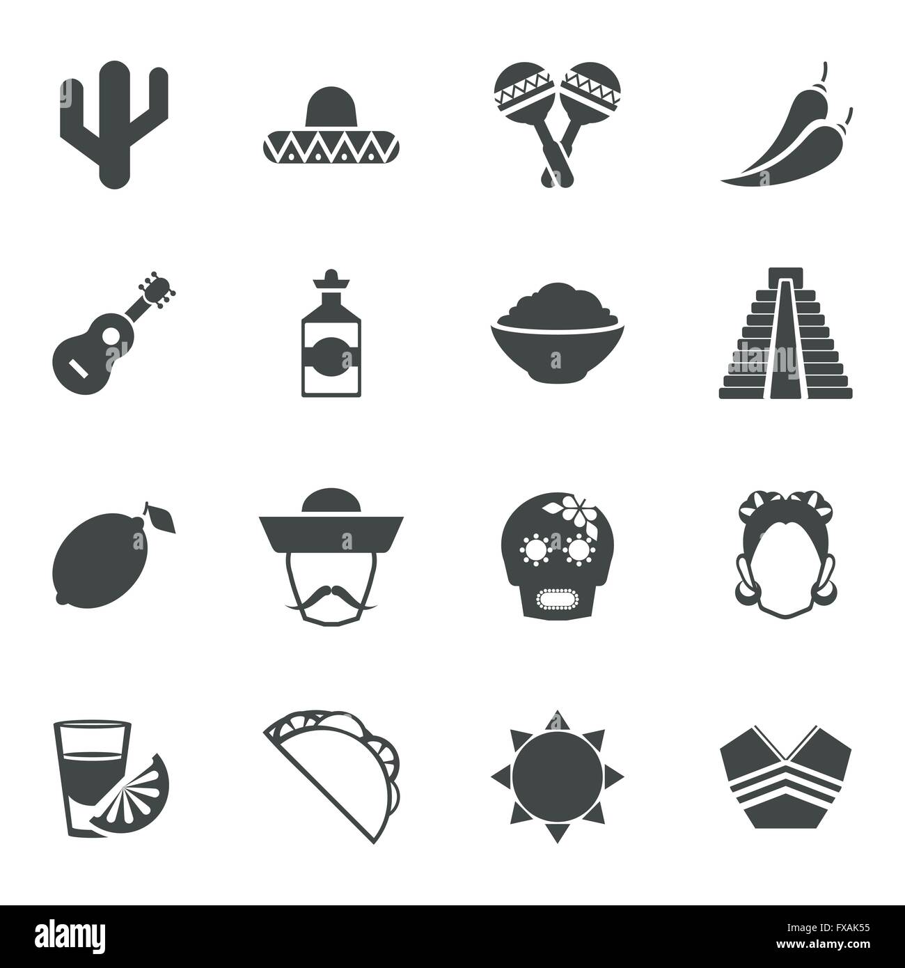 Mexico mexican mobile phone Stock Vector Images - Alamy