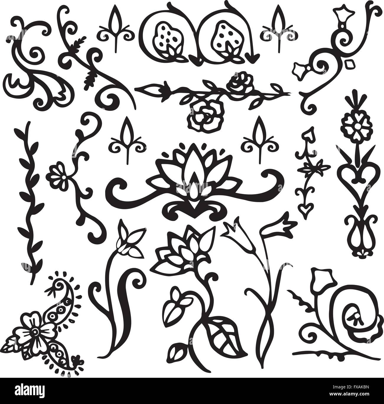 Decorative title page border Stock Vector Images - Alamy