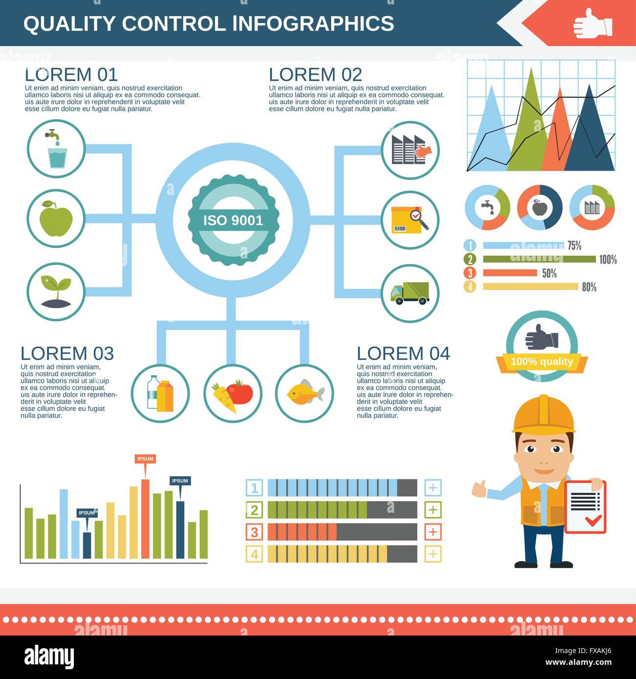 Quality control infographic Stock Vector Image & Art - Alamy