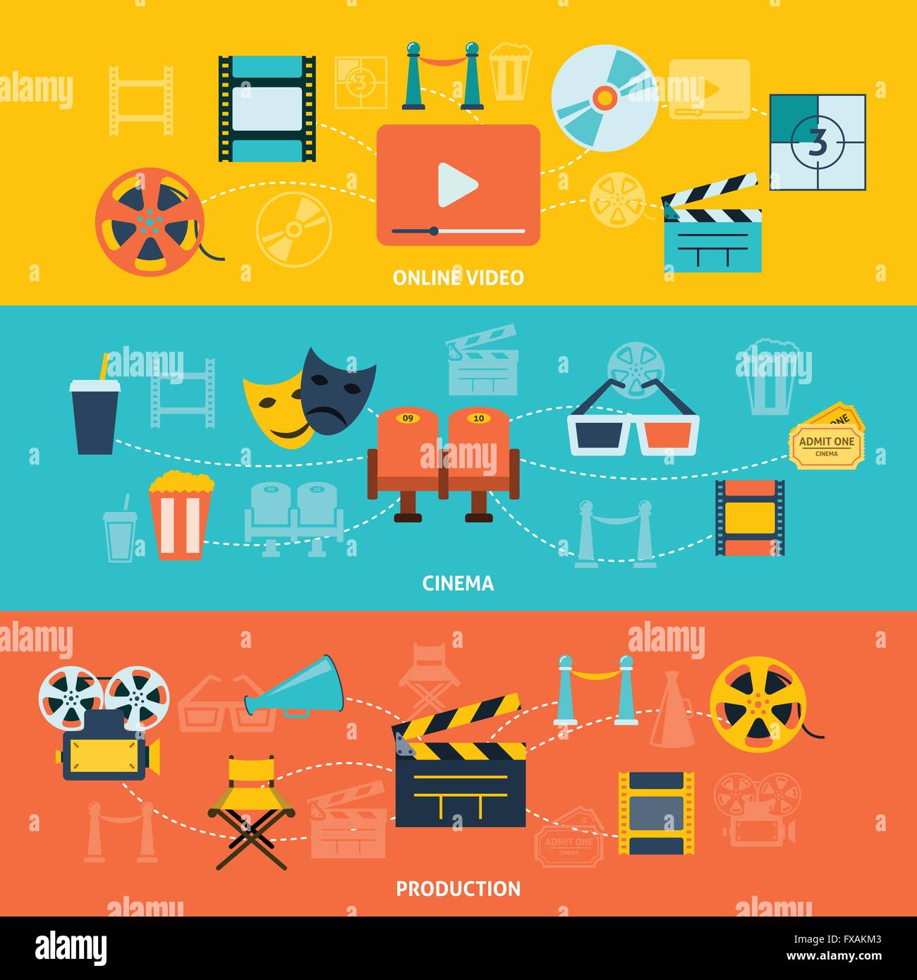 Action movie infographics hi-res stock photography and images - Alamy