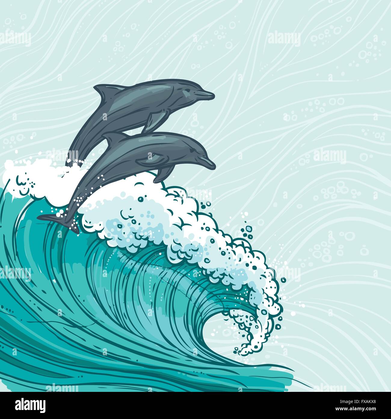 Sea waves background Stock Vector Image & Art - Alamy