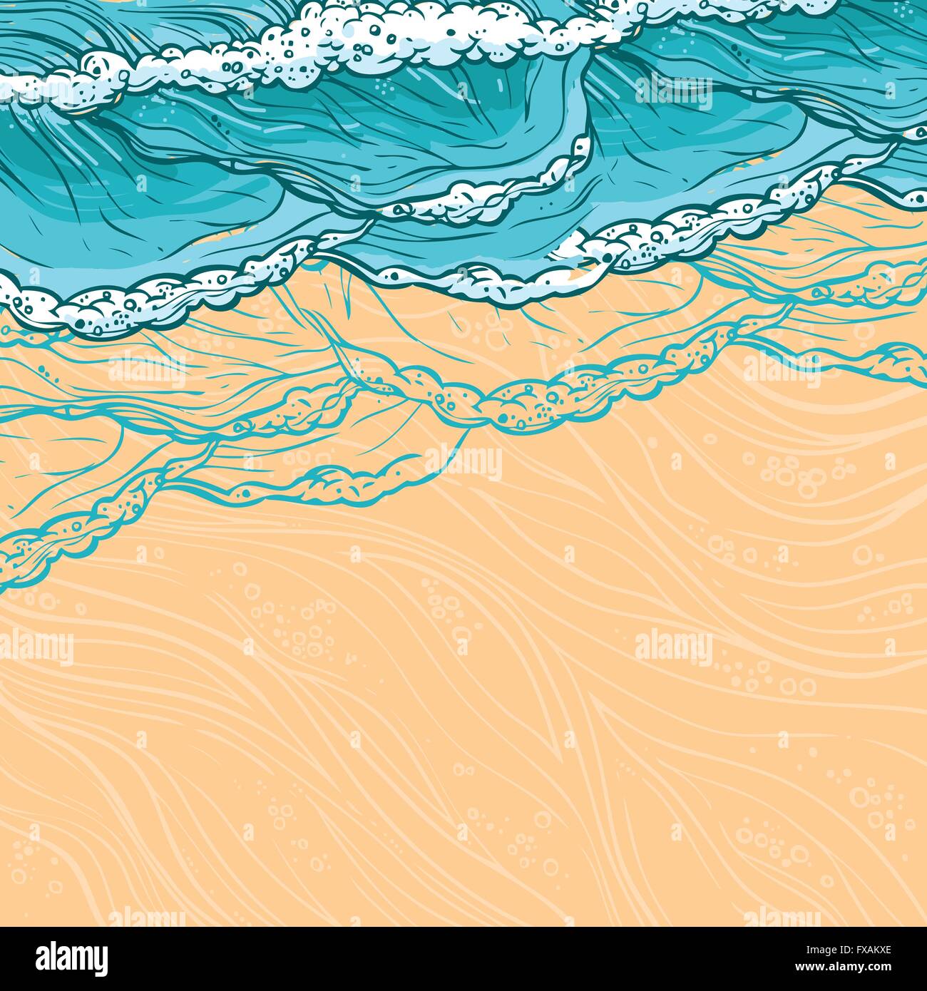 Sea waves background Stock Vector Image & Art - Alamy