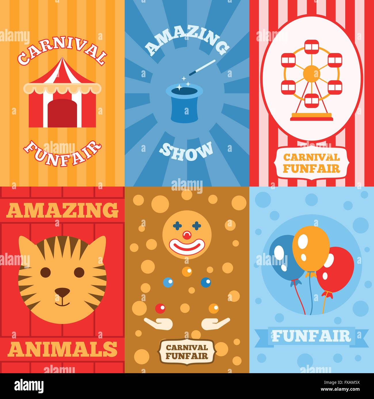 Amusement Park Poster Stock Vector Image & Art - Alamy