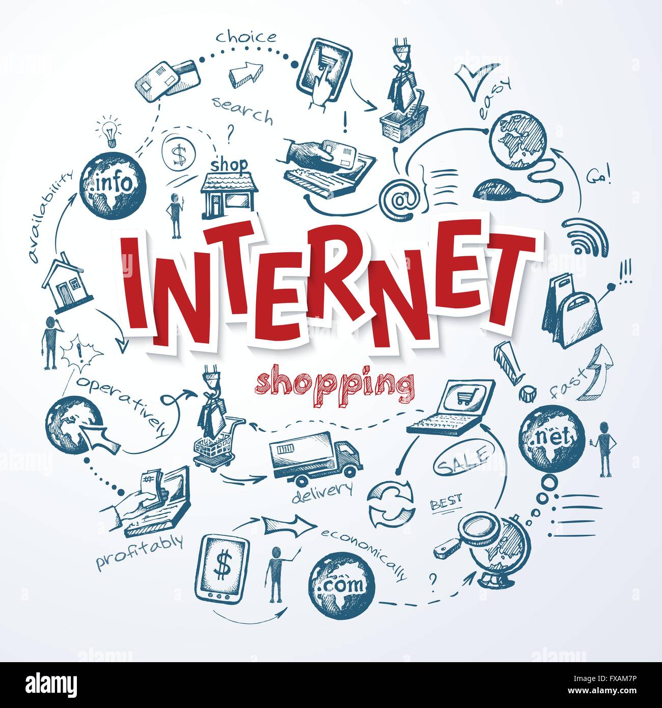 World truck online shopping Stock Vector Images - Alamy