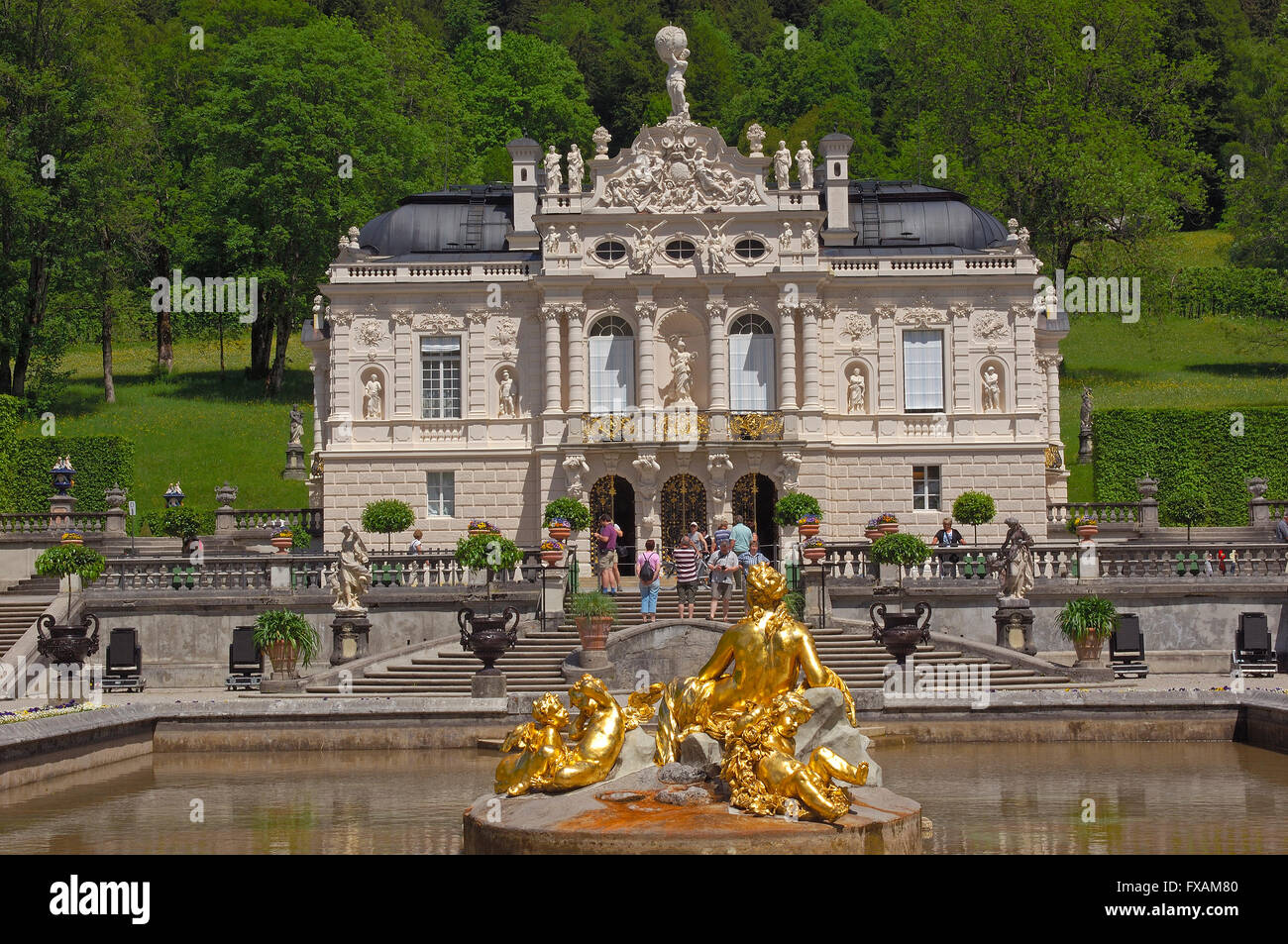 Linderhof, Linderhof Castle, Linderhof Palace, Schloss Linderhof, Upper ...