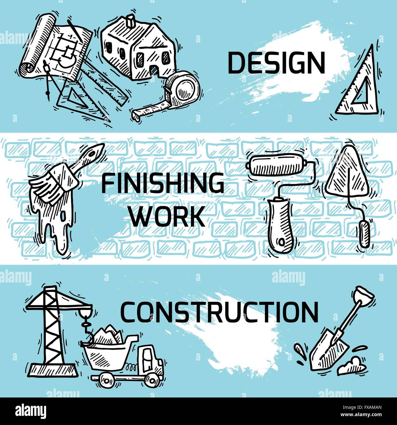 Construction banner set Stock Vector Image & Art - Alamy