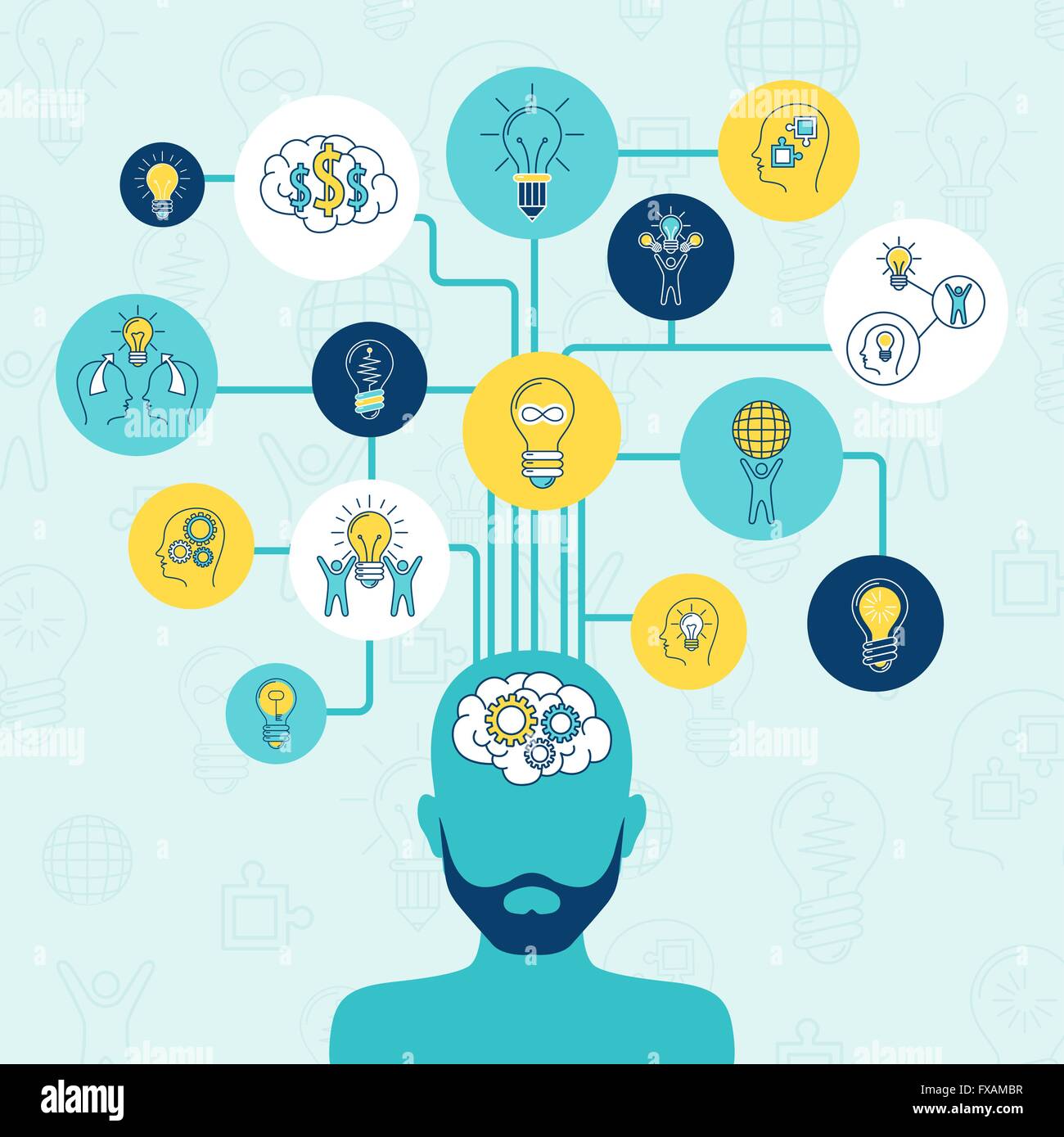 Idea infographics set Stock Vector Image & Art - Alamy