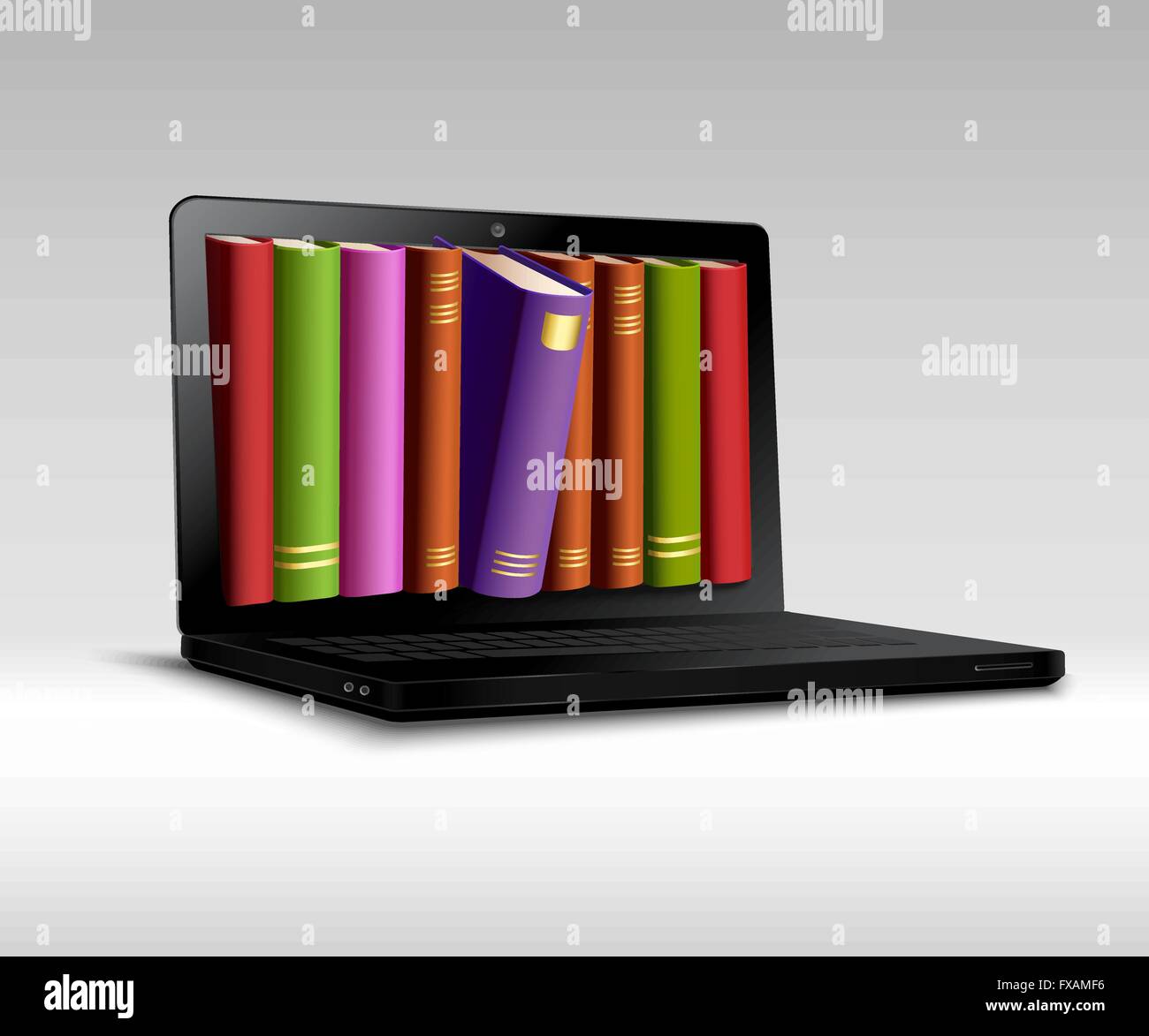 Digital library concept Stock Vector Image & Art - Alamy
