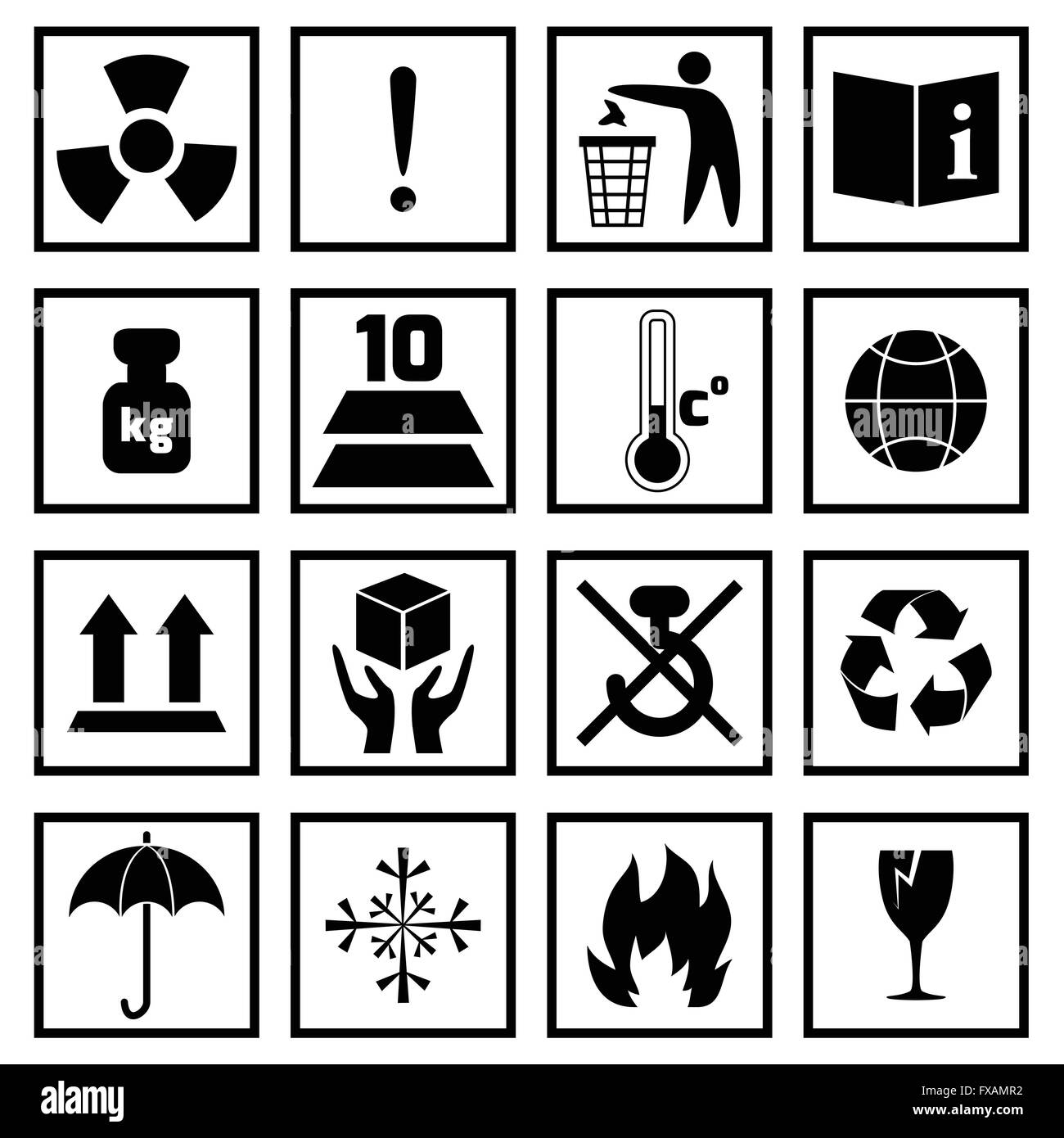 Handling symbols Cut Out Stock Images & Pictures - Alamy