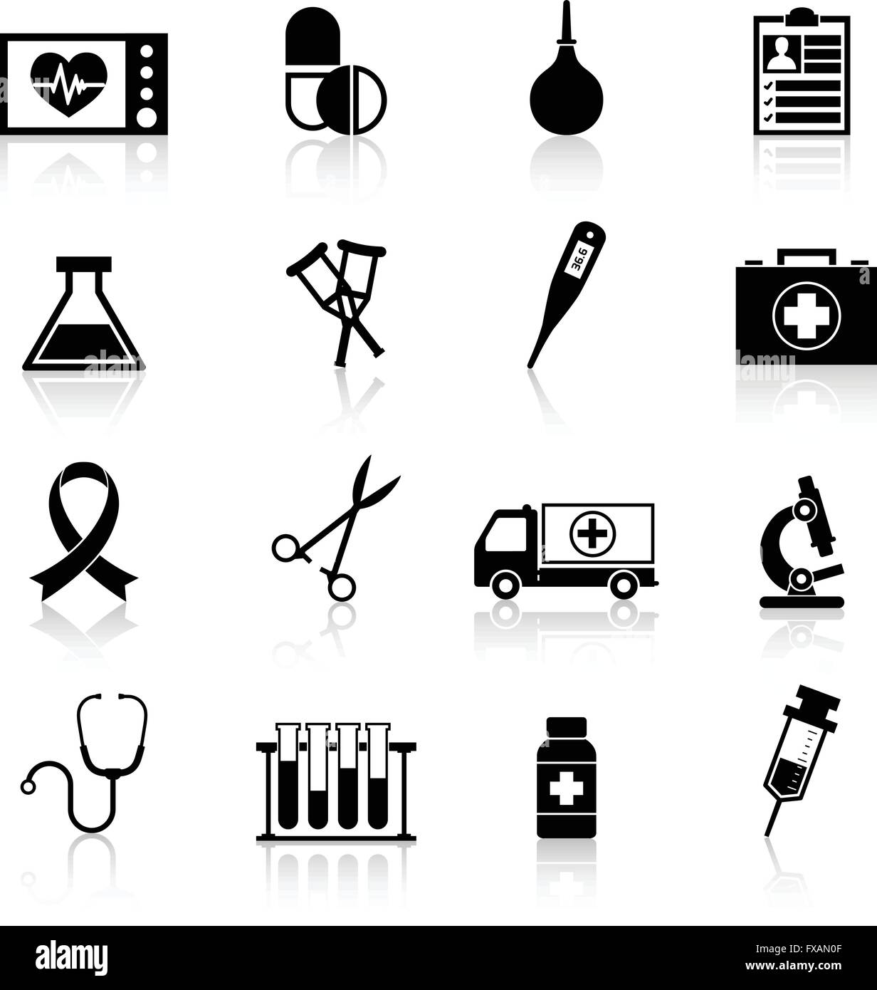 Medical Equipment Icon Black Stock Vector Image & Art - Alamy