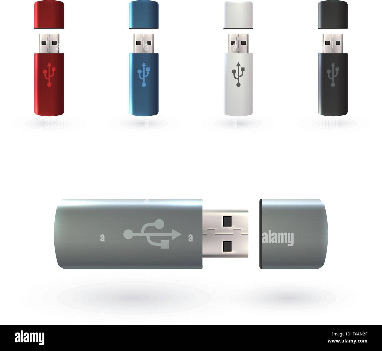 Usb Flash Drive Stock Vector Image & Art - Alamy