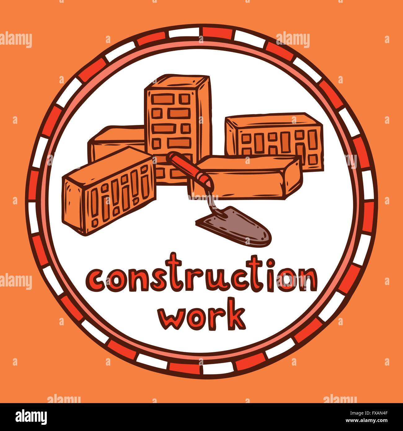 Architect building construction sketch Stock Vector Image & Art - Alamy