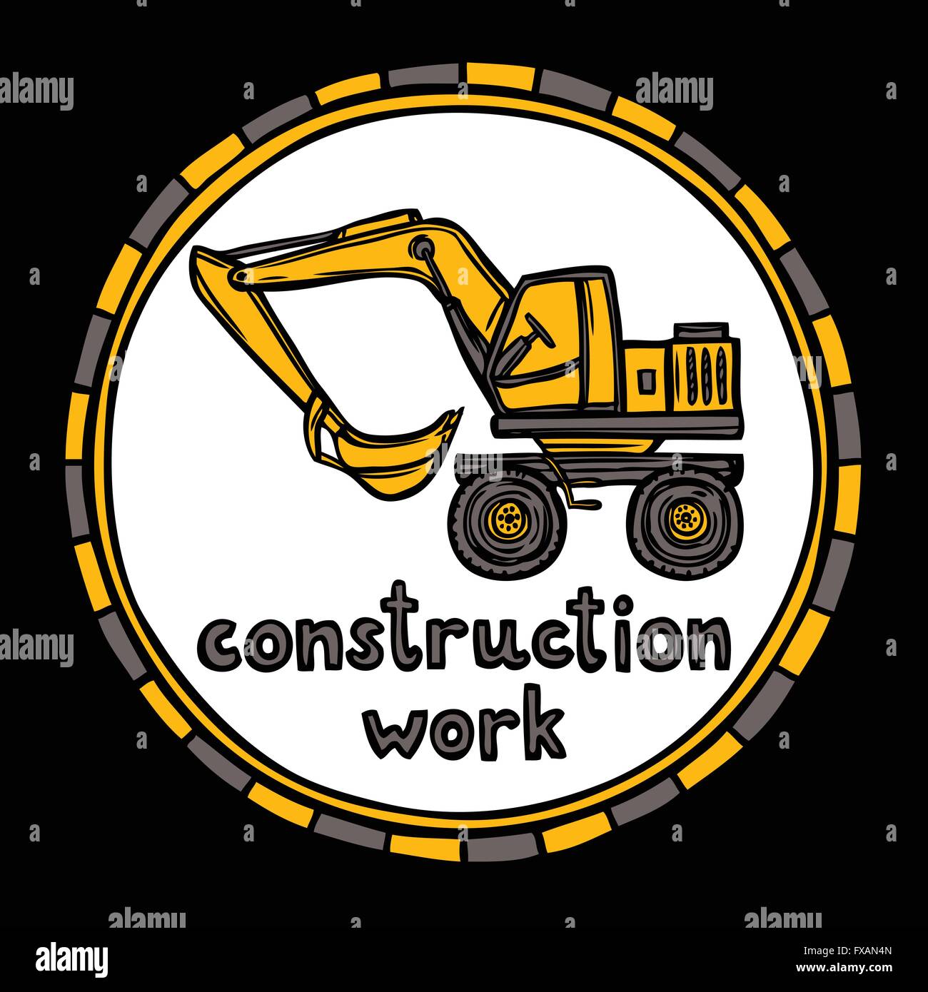 Architect building construction work sketch Stock Vector Image & Art ...