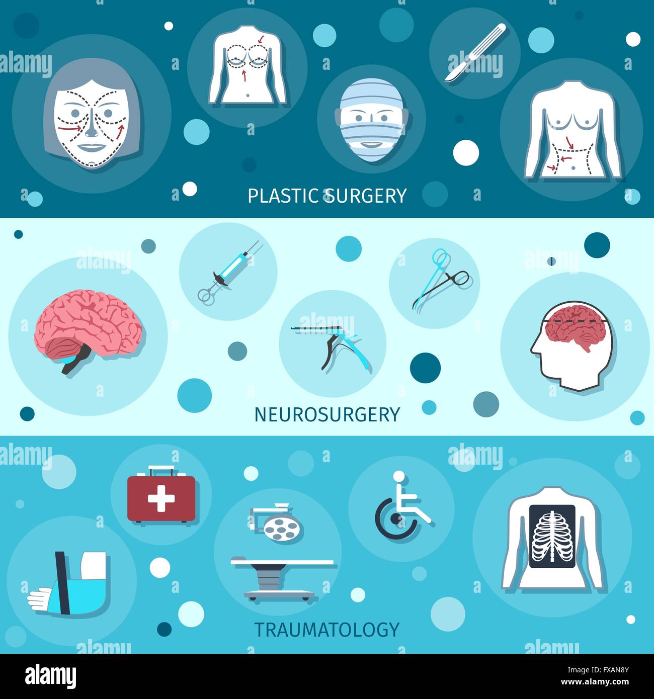 Plastic surgery eye set Stock Vector Images - Alamy