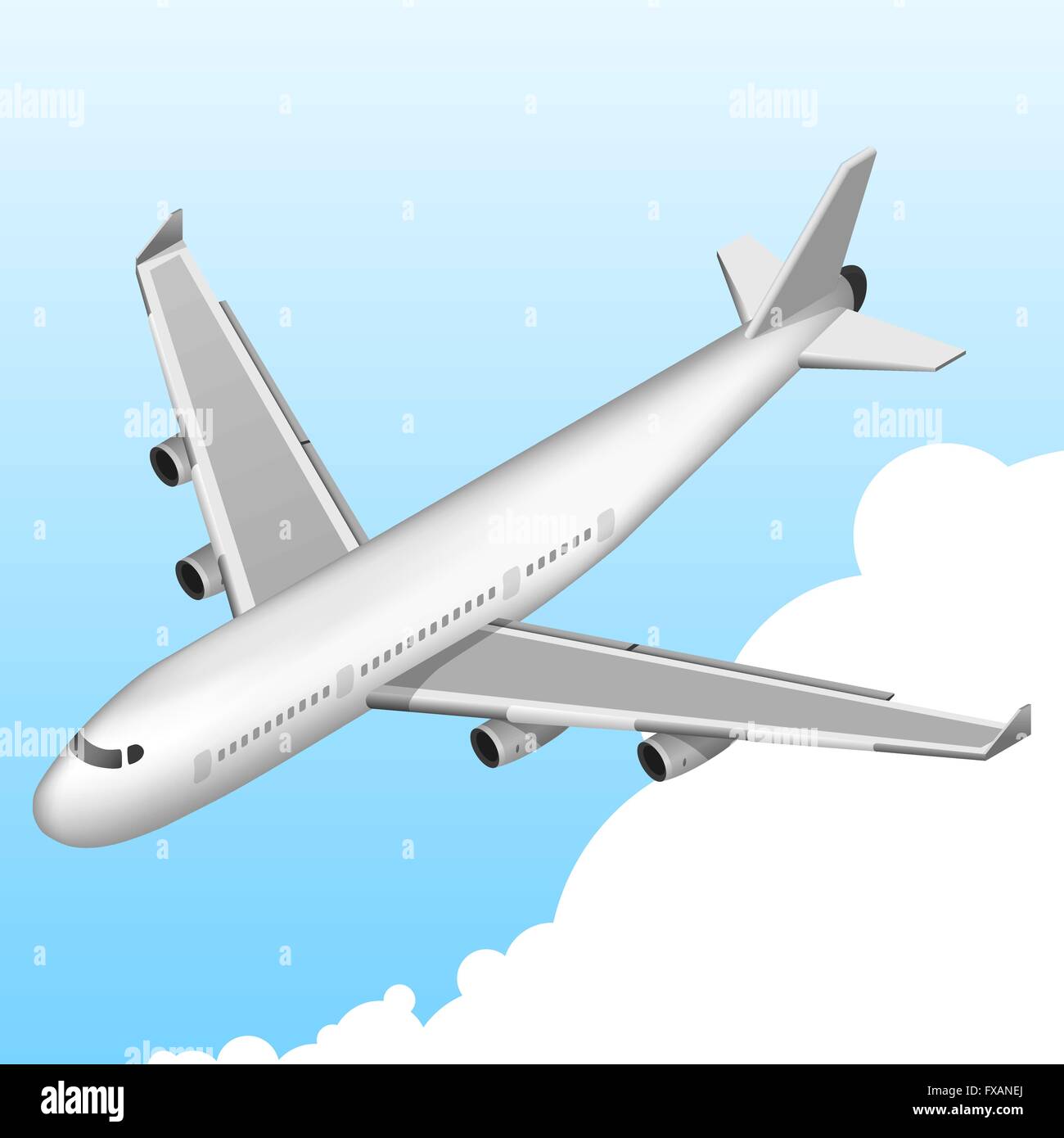 Airplane Isometric Icon Stock Vector Image & Art - Alamy
