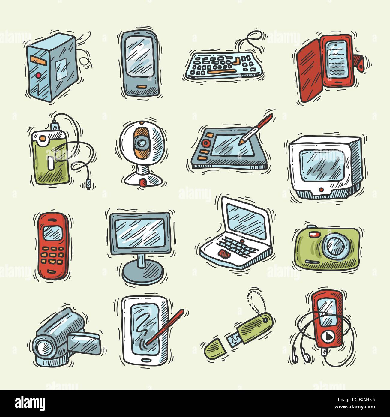 Tablet device photo Stock Vector Images - Alamy