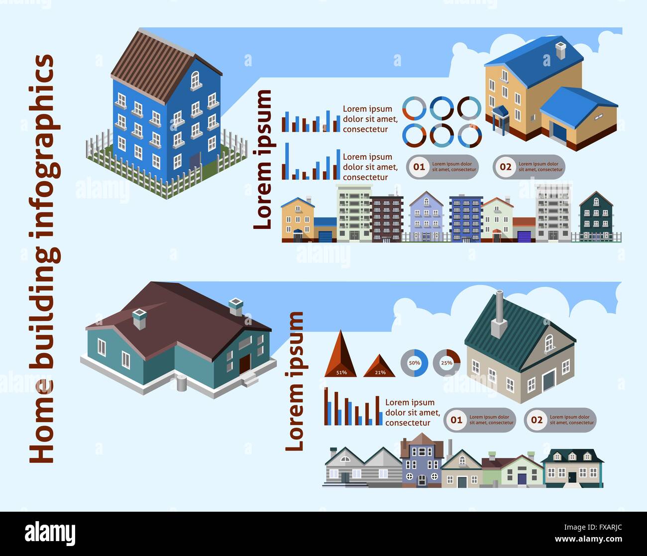 Home Building Infographics Stock Vector Image & Art - Alamy