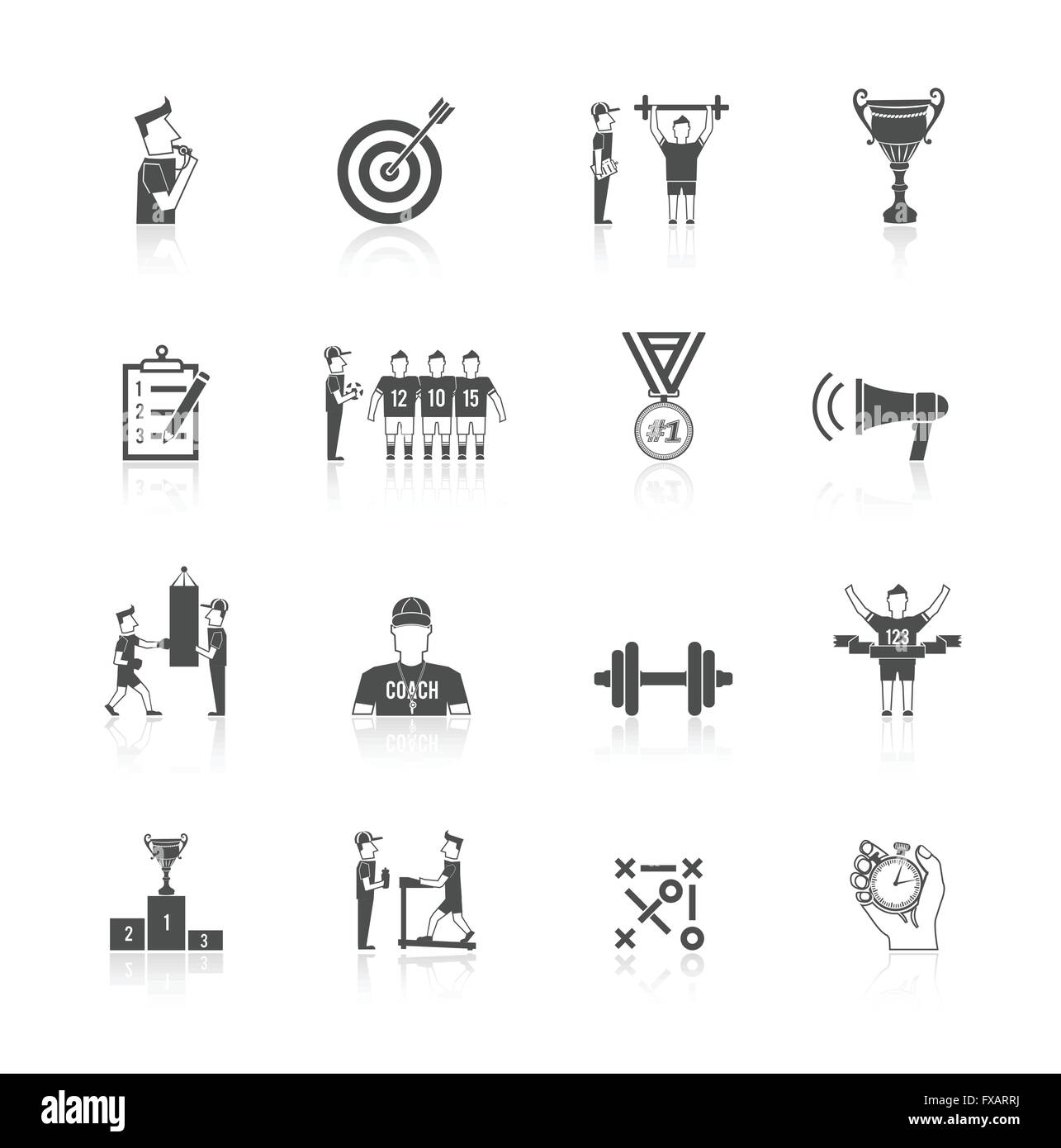 Business coaching icon website Cut Out Stock Images & Pictures - Alamy