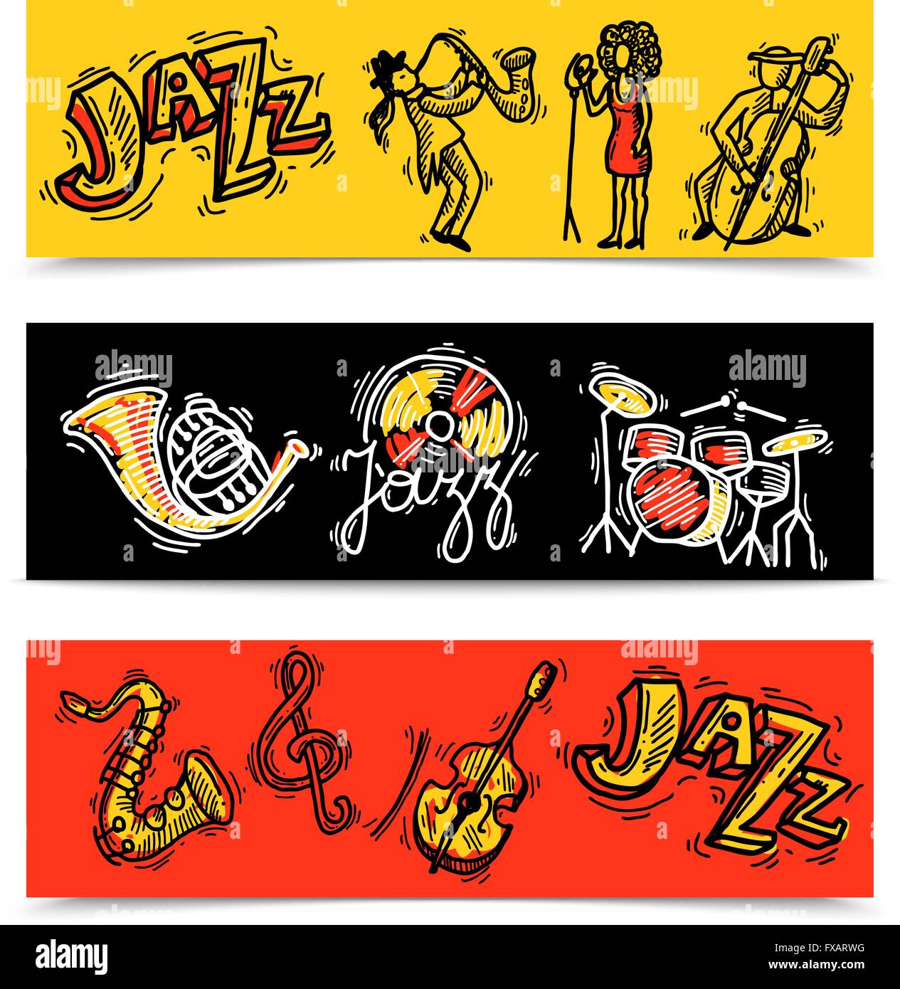 Trumpet banners hi-res stock photography and images - Alamy