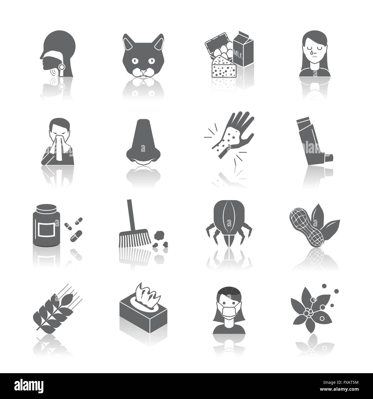 No cough icon black hi-res stock photography and images - Alamy