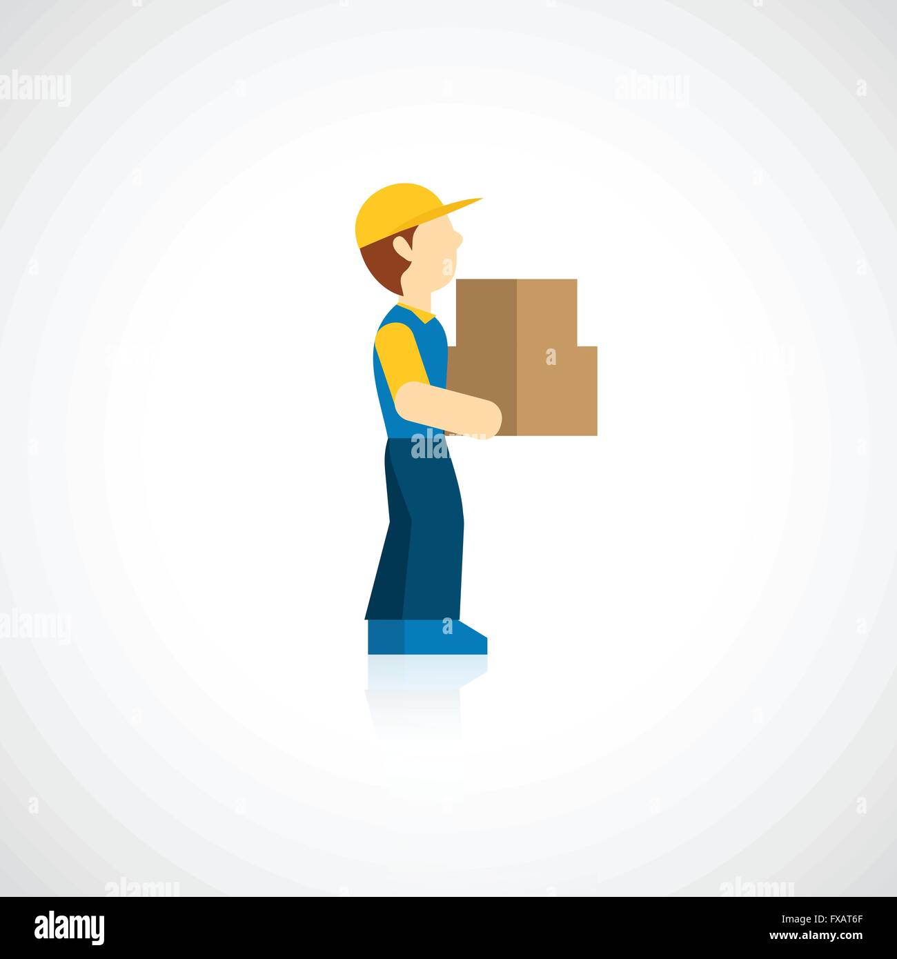 Man hat full length Stock Vector Images - Alamy