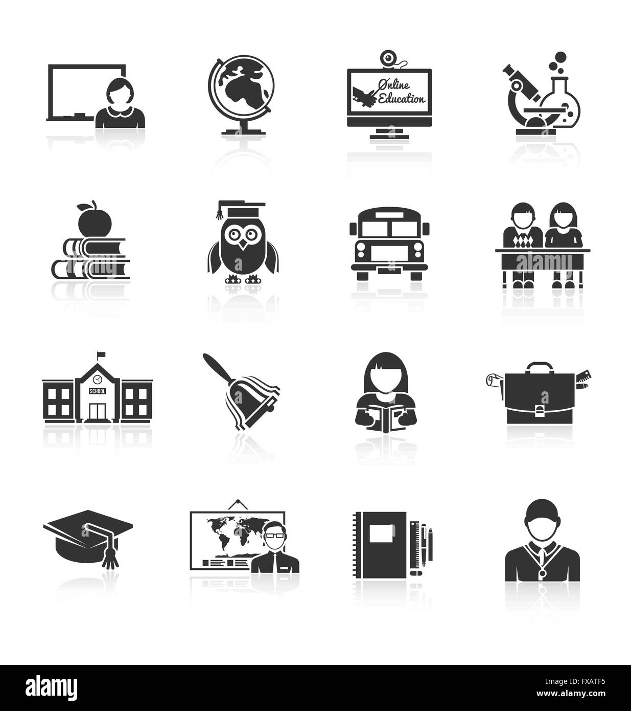 School building design bus Black and White Stock Photos & Images - Alamy